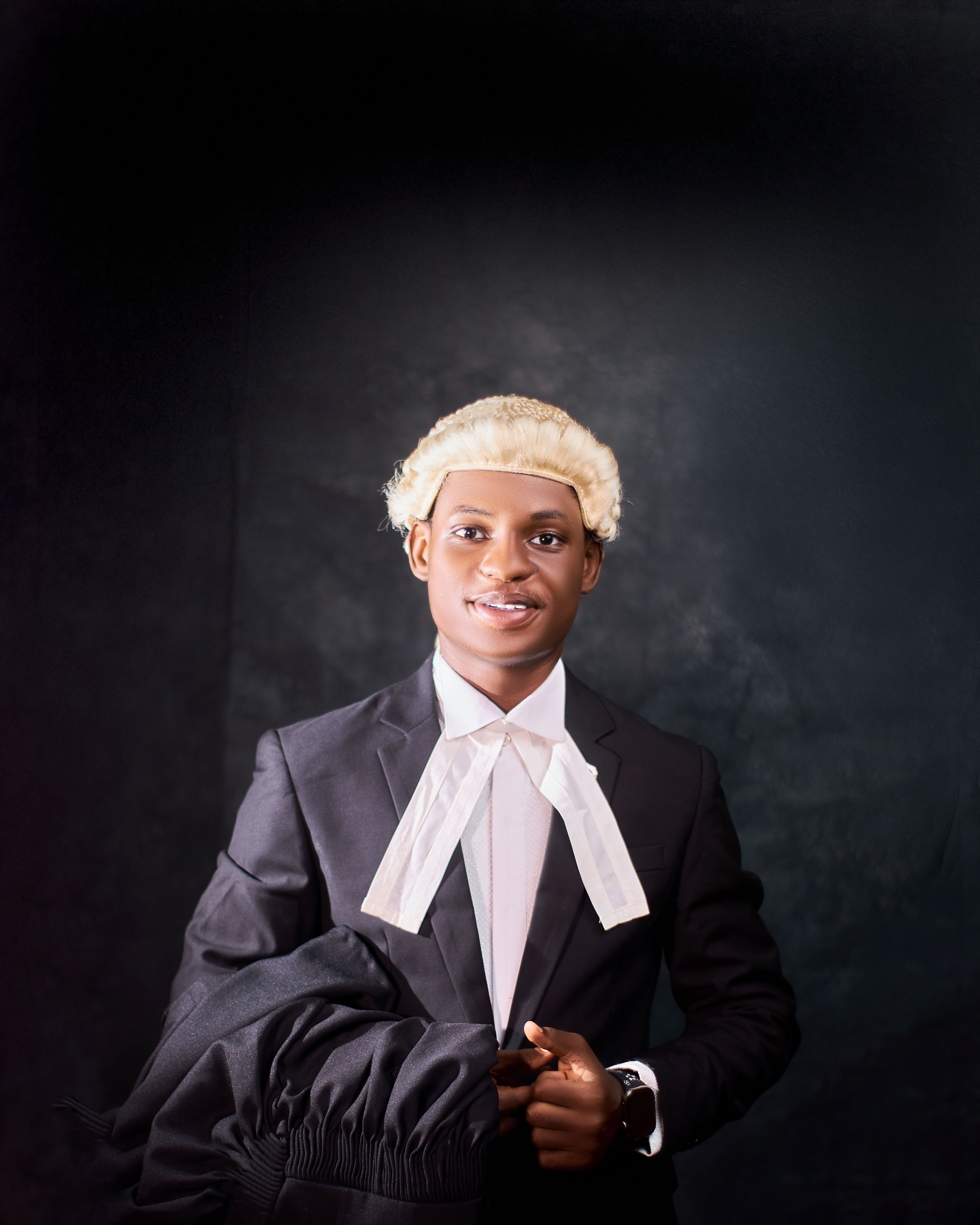 Young Barrister Posing in Legal Attire · Free Stock Photo