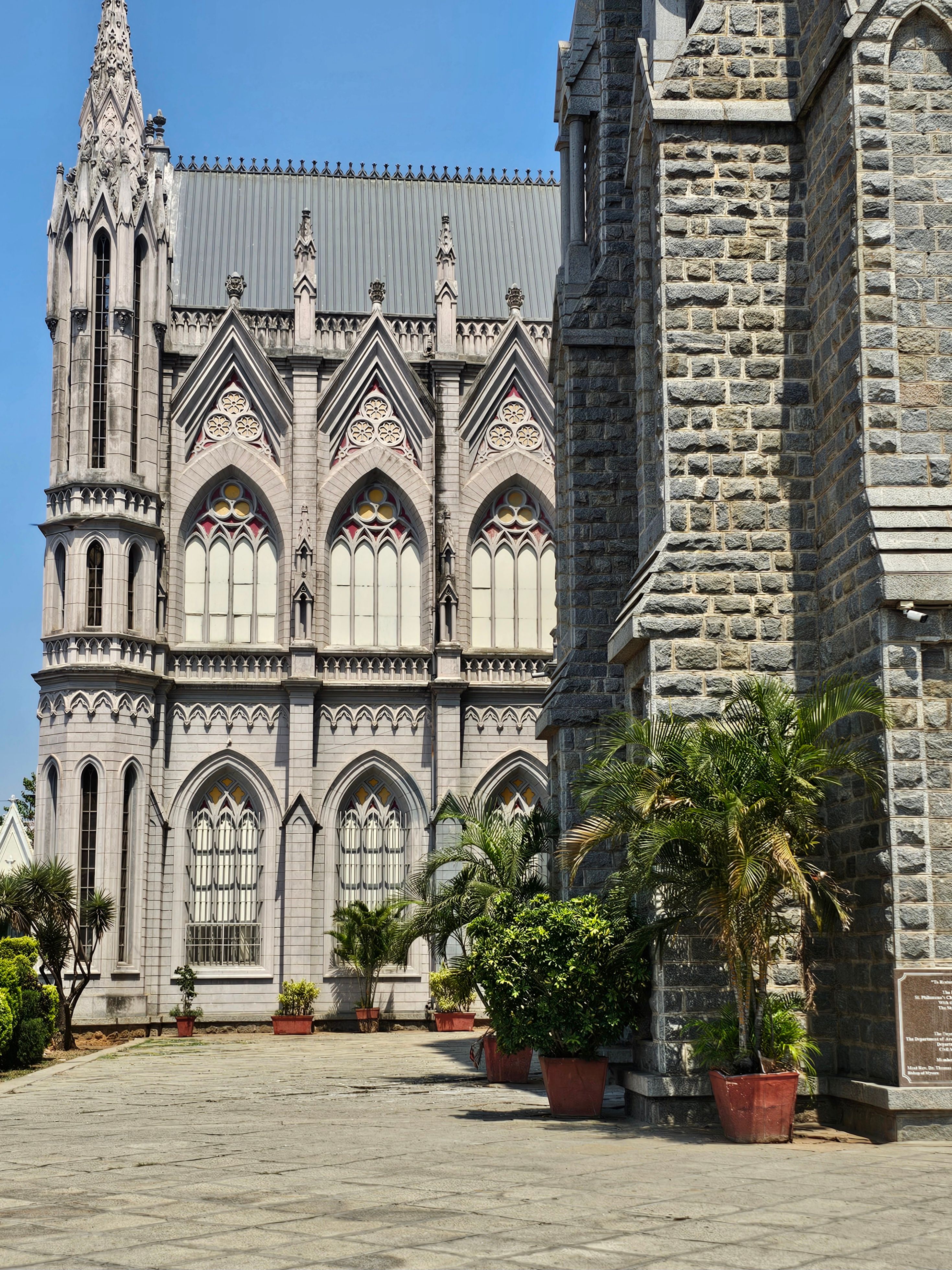 Elegant Gothic Revival Architecture in Sunlight · Free Stock Photo
