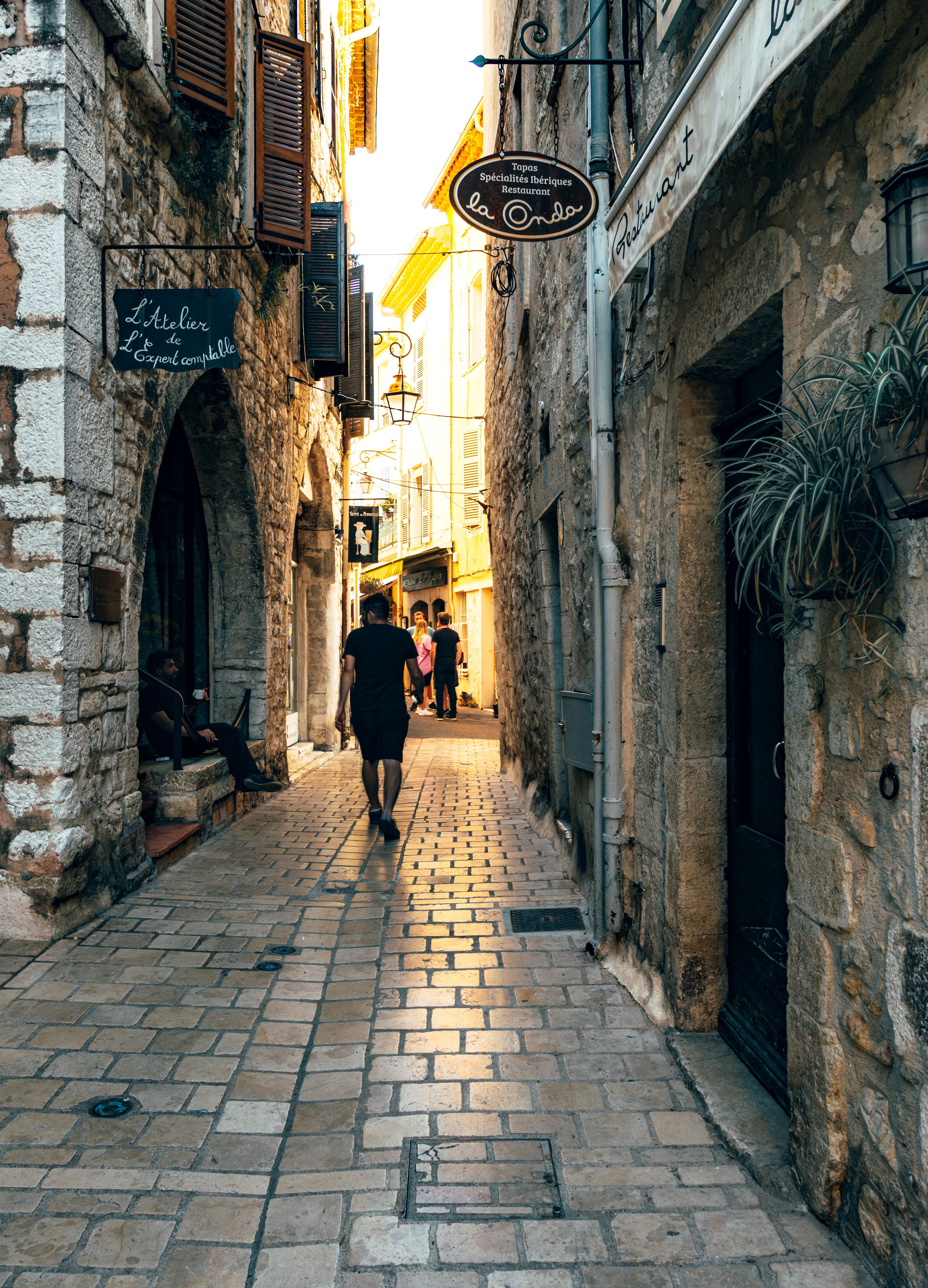 Charming Street View in Vence, Provence-Alpes-Côte d'Azur · Free Stock ...
