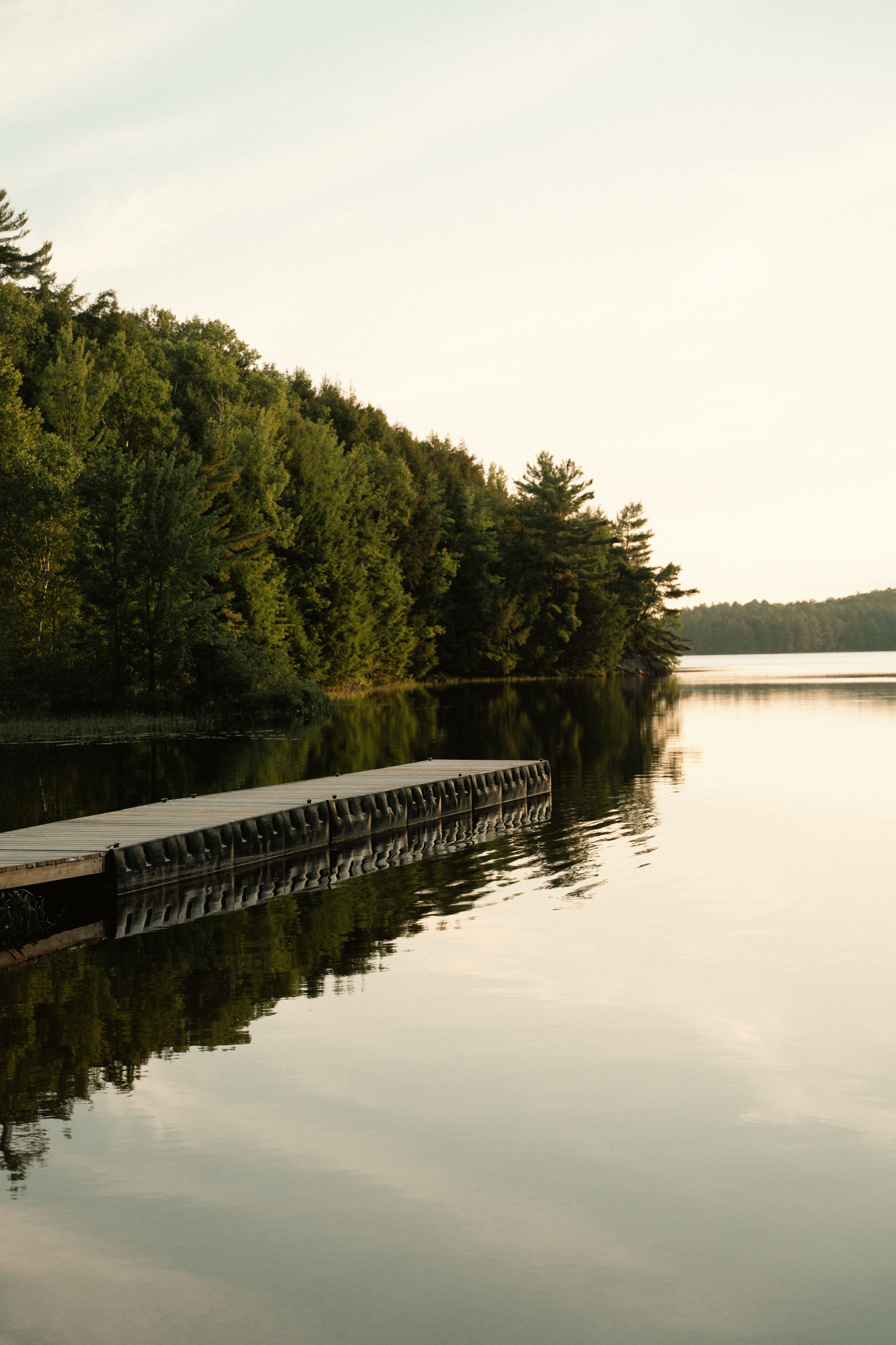Tranquil Lakeside Dock at Restoule, Canada · Free Stock Photo