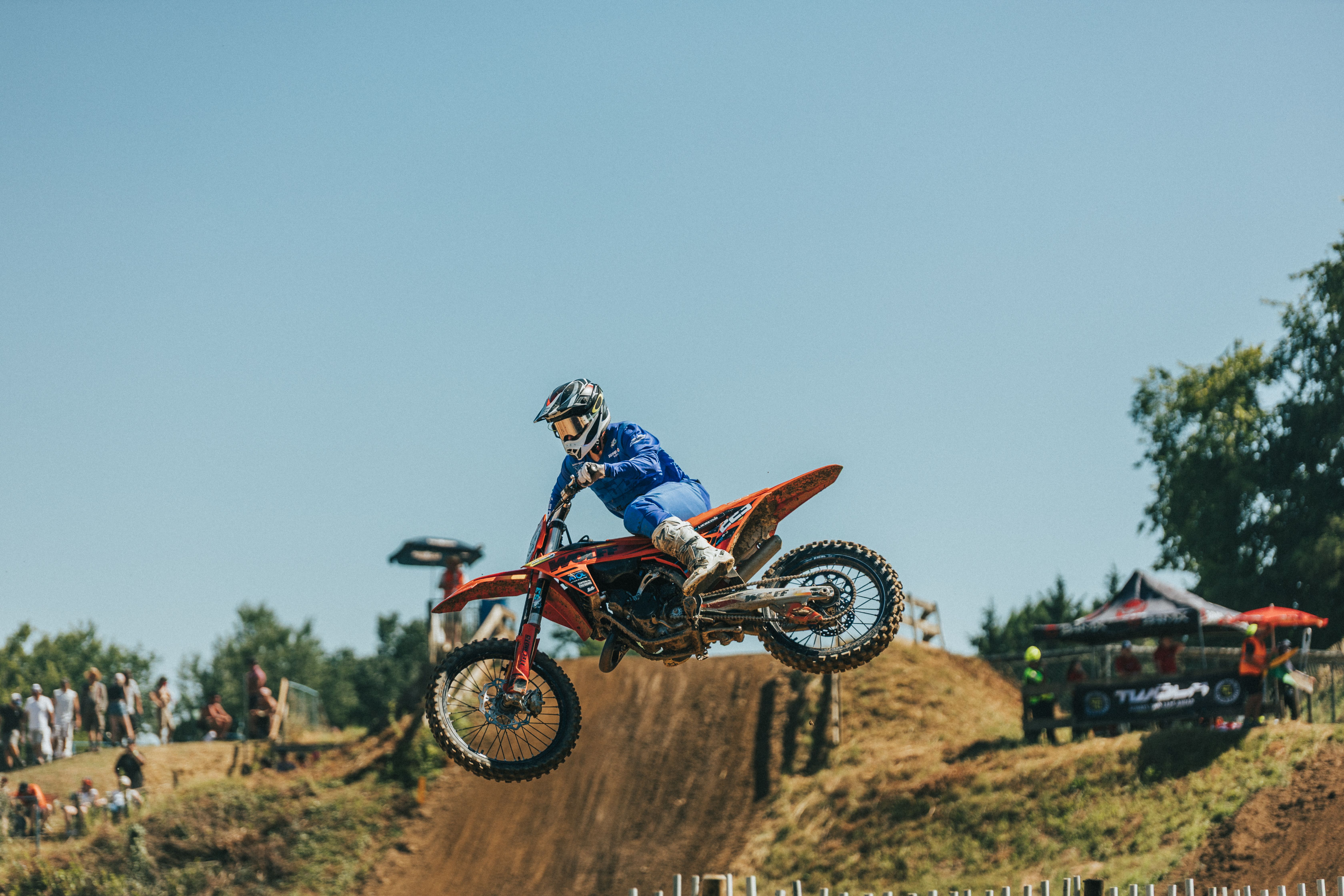 Exciting Motocross Jump in Mothern, France · Free Stock Photo