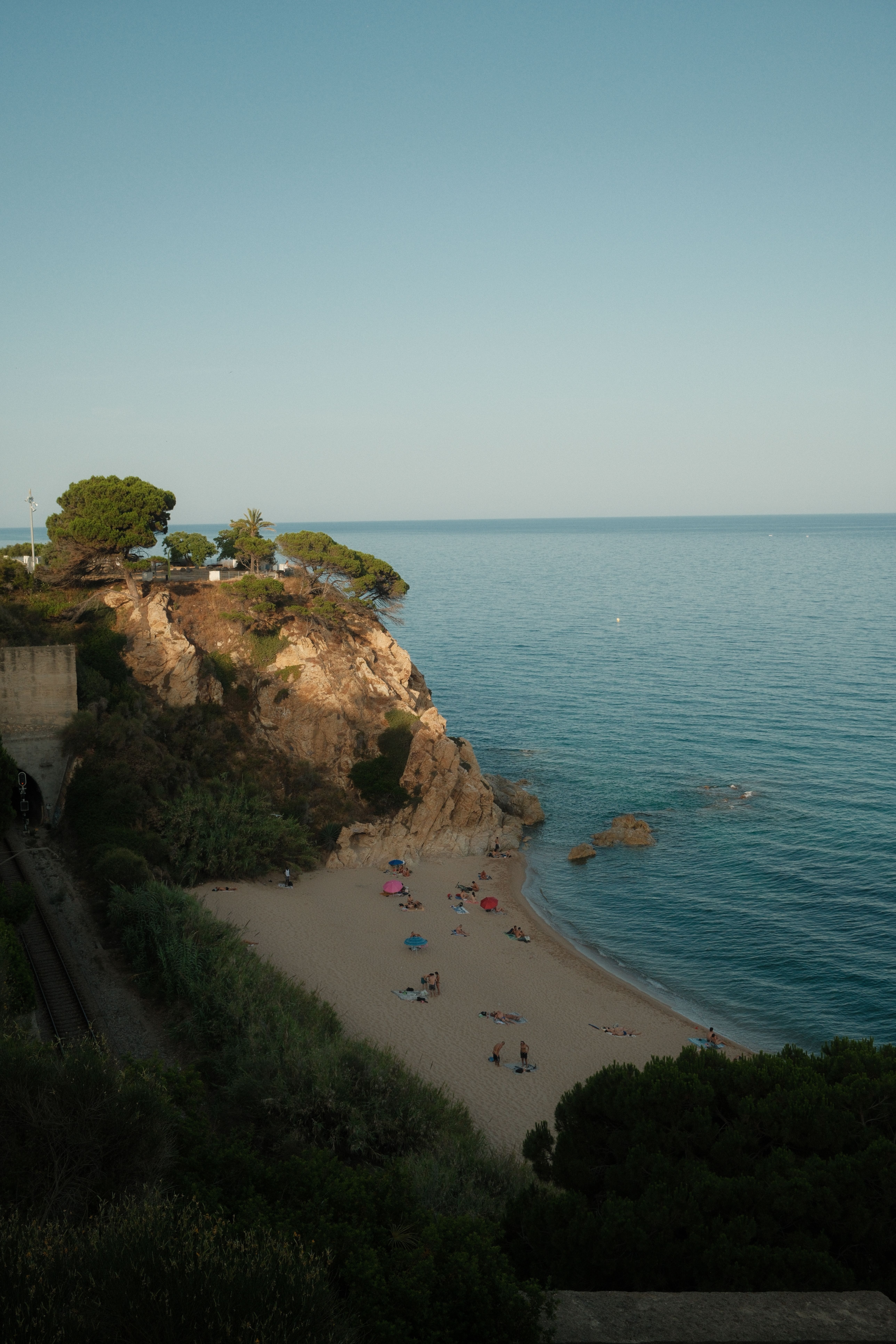 Scenic Beach View with Cliffs and Ocean · Free Stock Photo