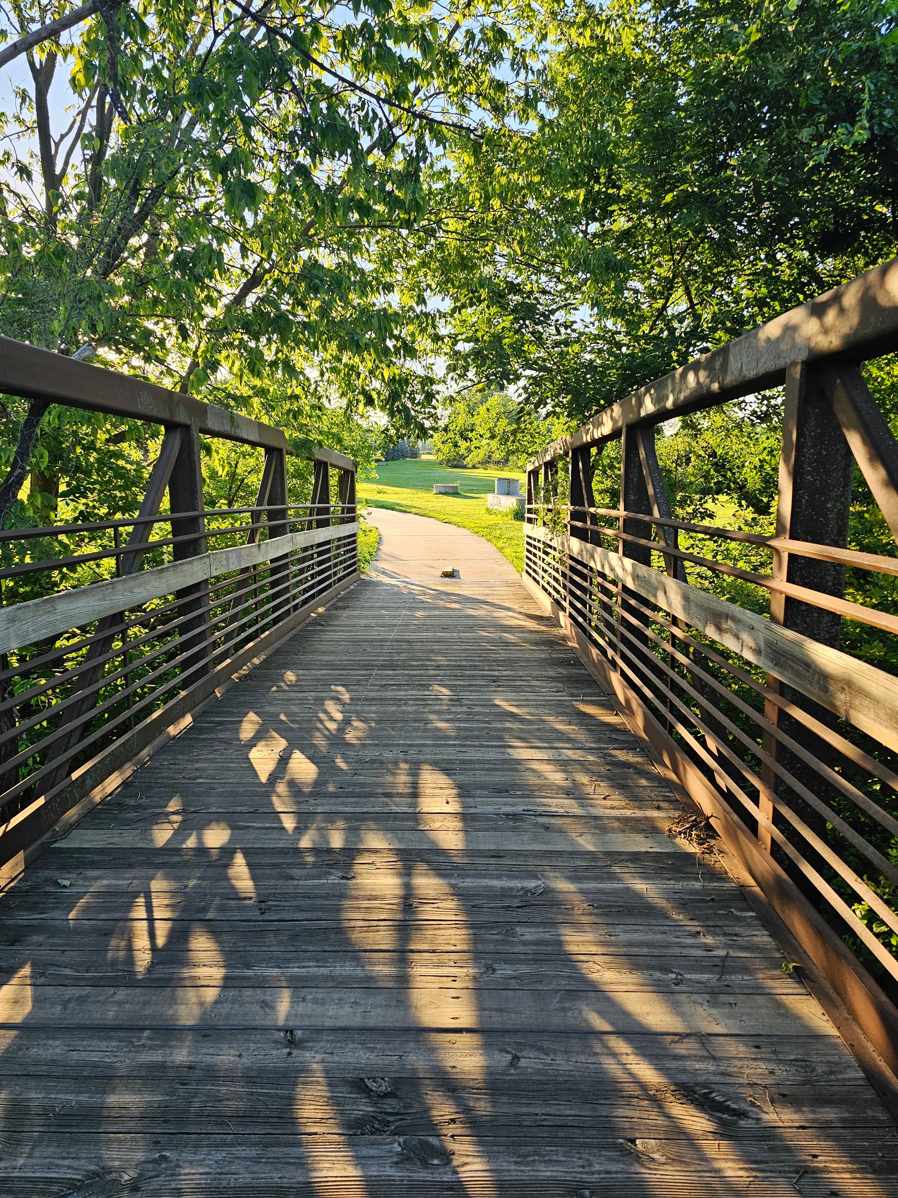 Wooden Pathway Bridge in Omaha Park · Free Stock Photo