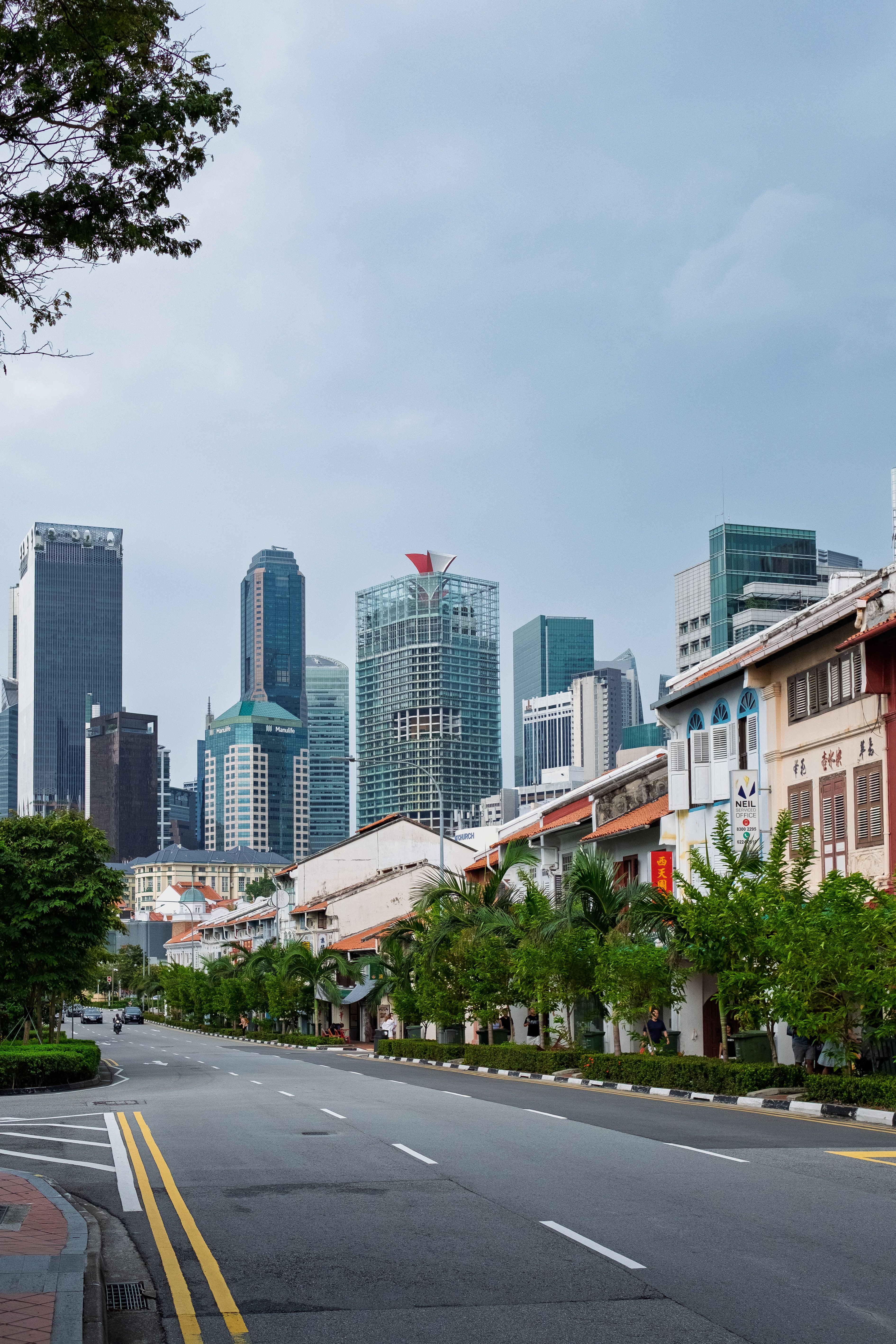 Modern Cityscape with Traditional Architecture · Free Stock Photo