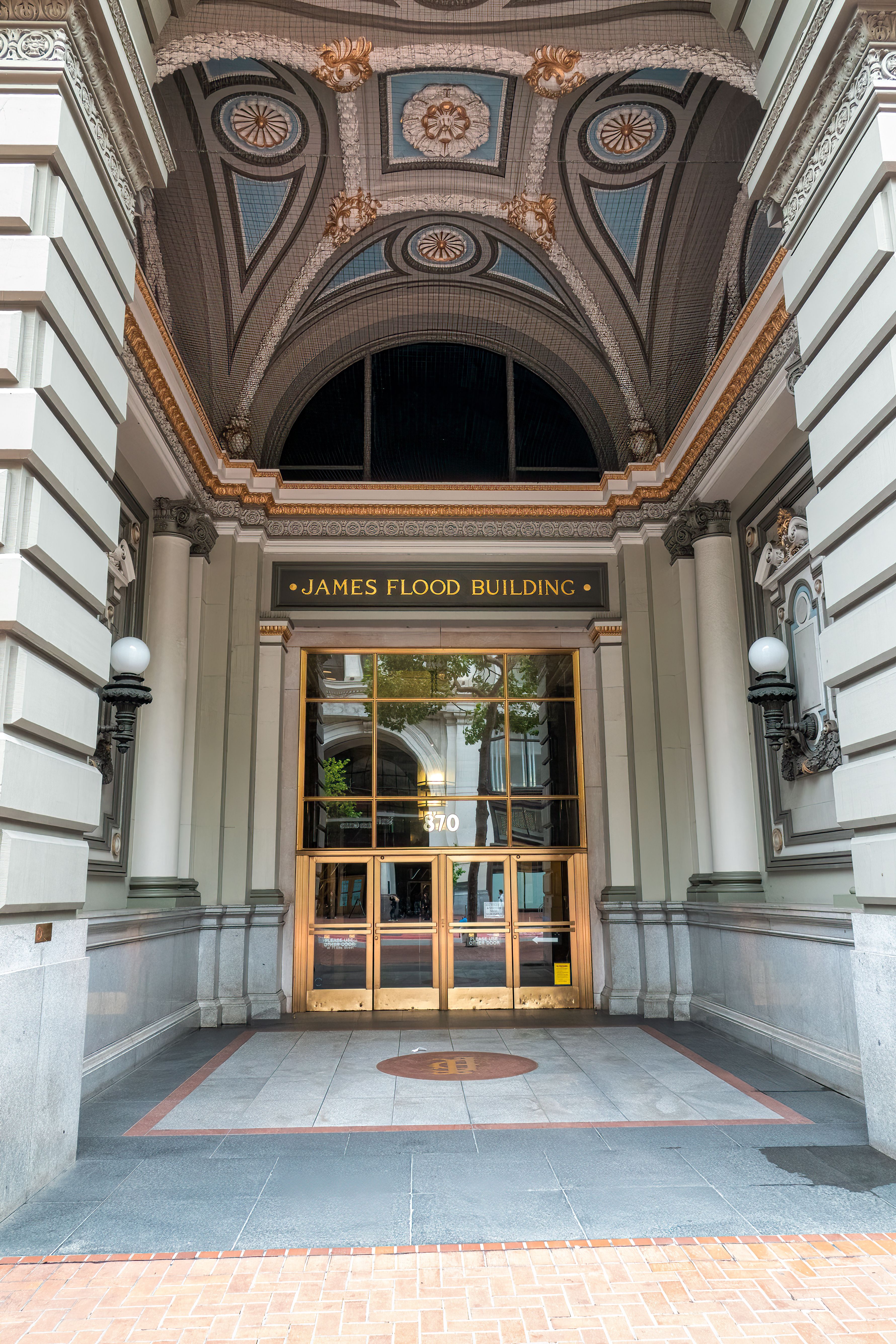 Entrance to Historical James Flood Building in San Francisco · Free ...