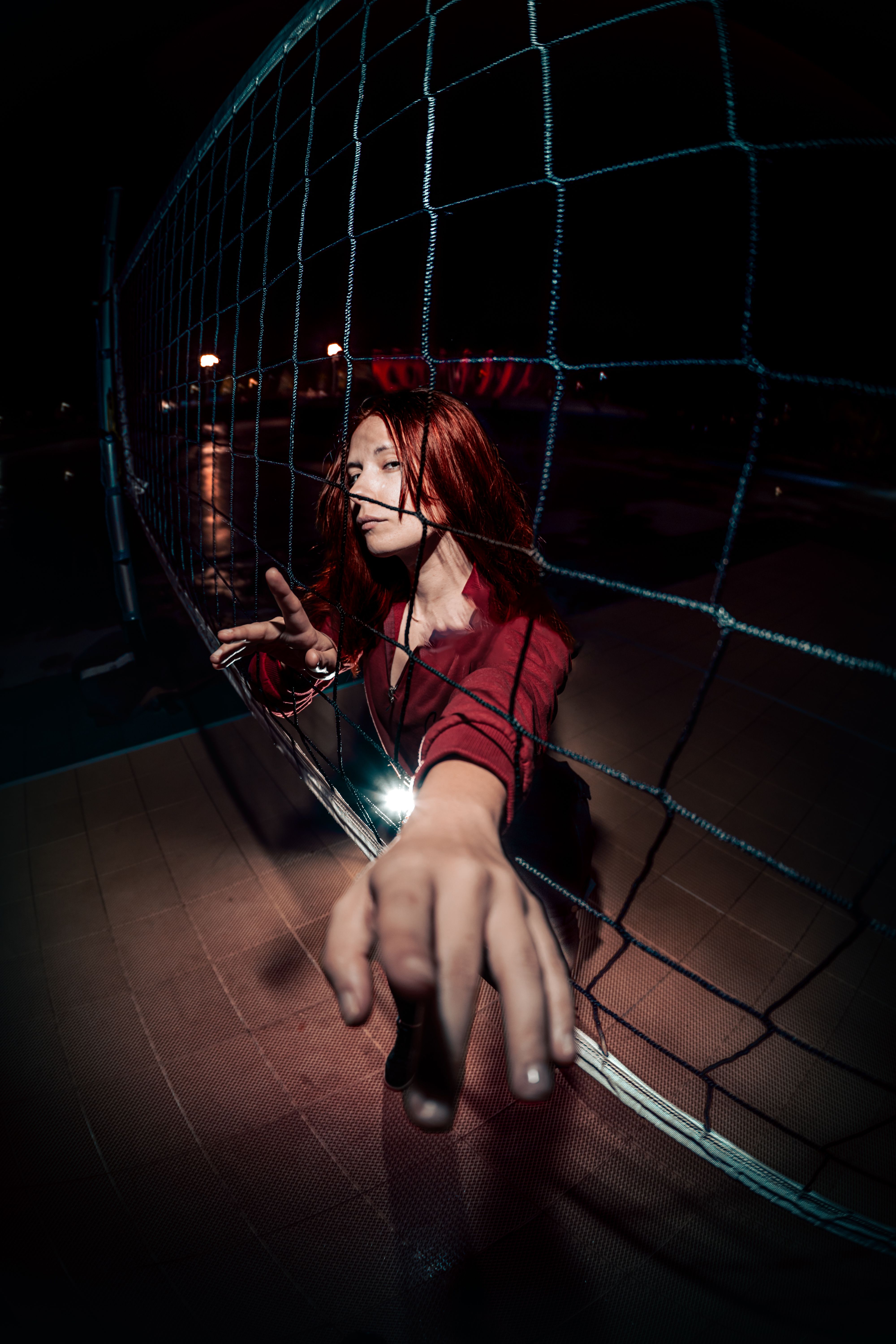 Dramatic Sports Portrait at Night · Free Stock Photo
