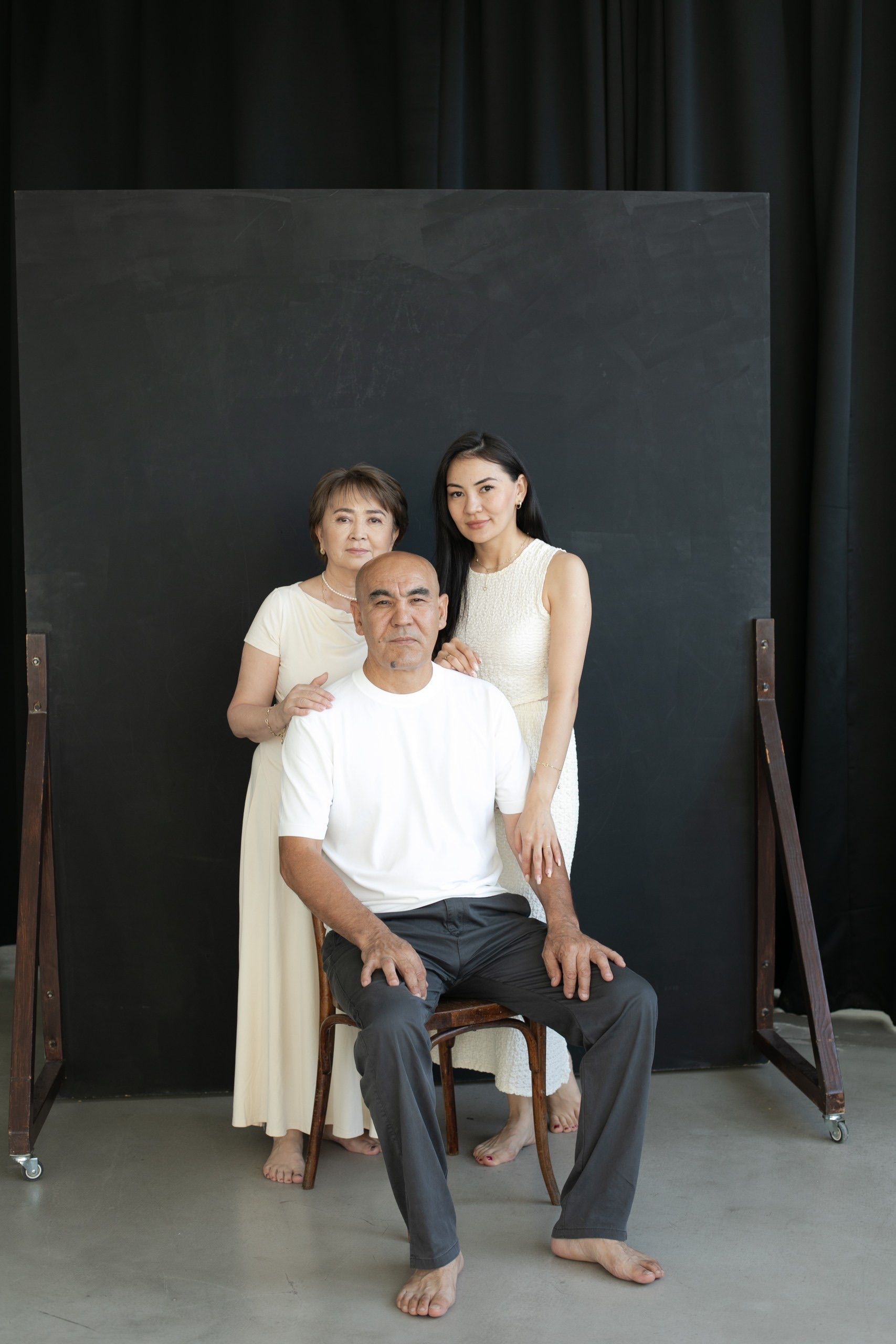Three Generations Family Portrait Indoors · Free Stock Photo