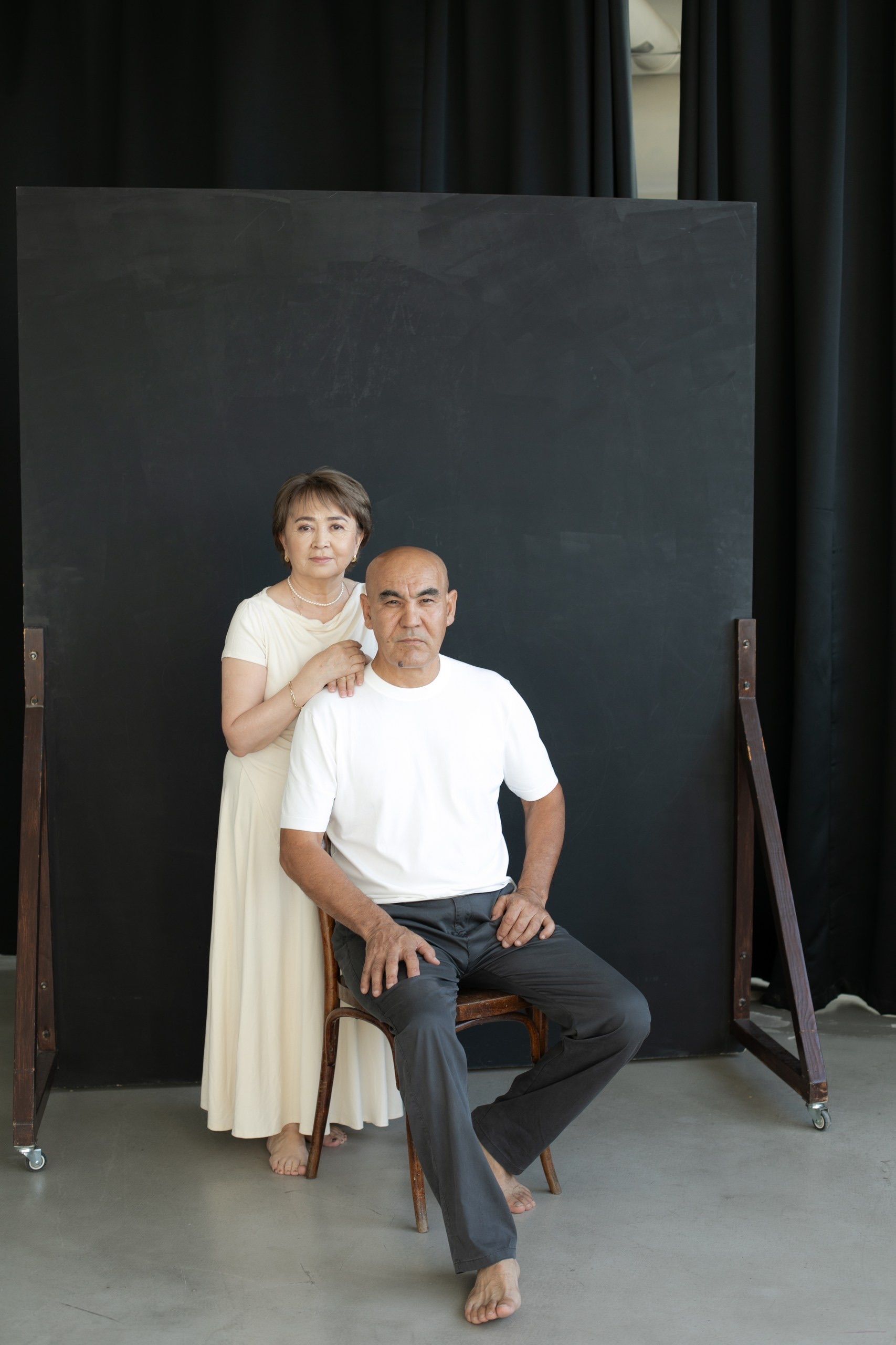 Multi-Generational Family Portrait in Studio Setting · Free Stock Photo