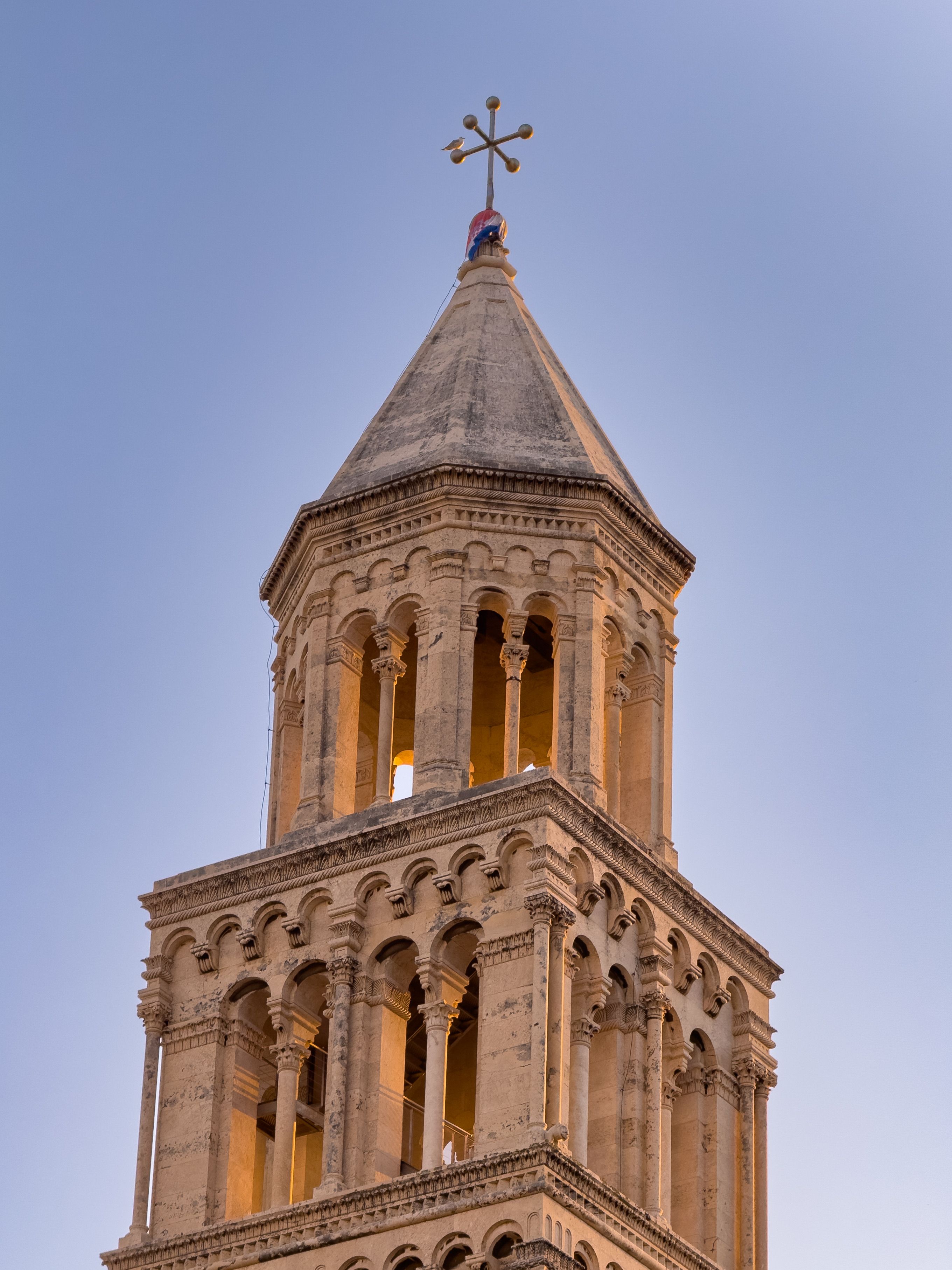 Stunning Bell Tower of Split Cathedral at Dusk · Free Stock Photo