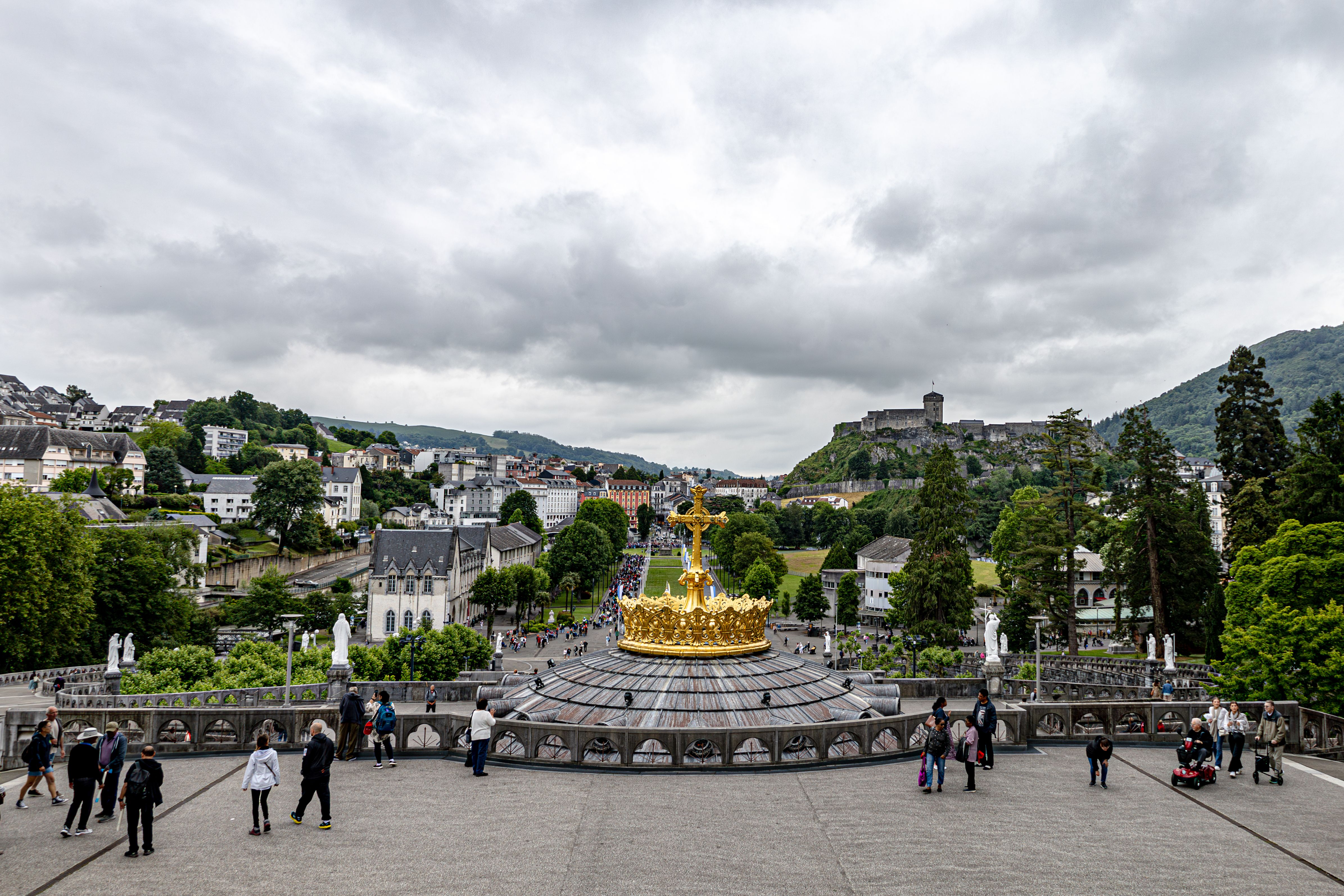 Panoramic View of Lourdes Sanctuary, France · Free Stock Photo