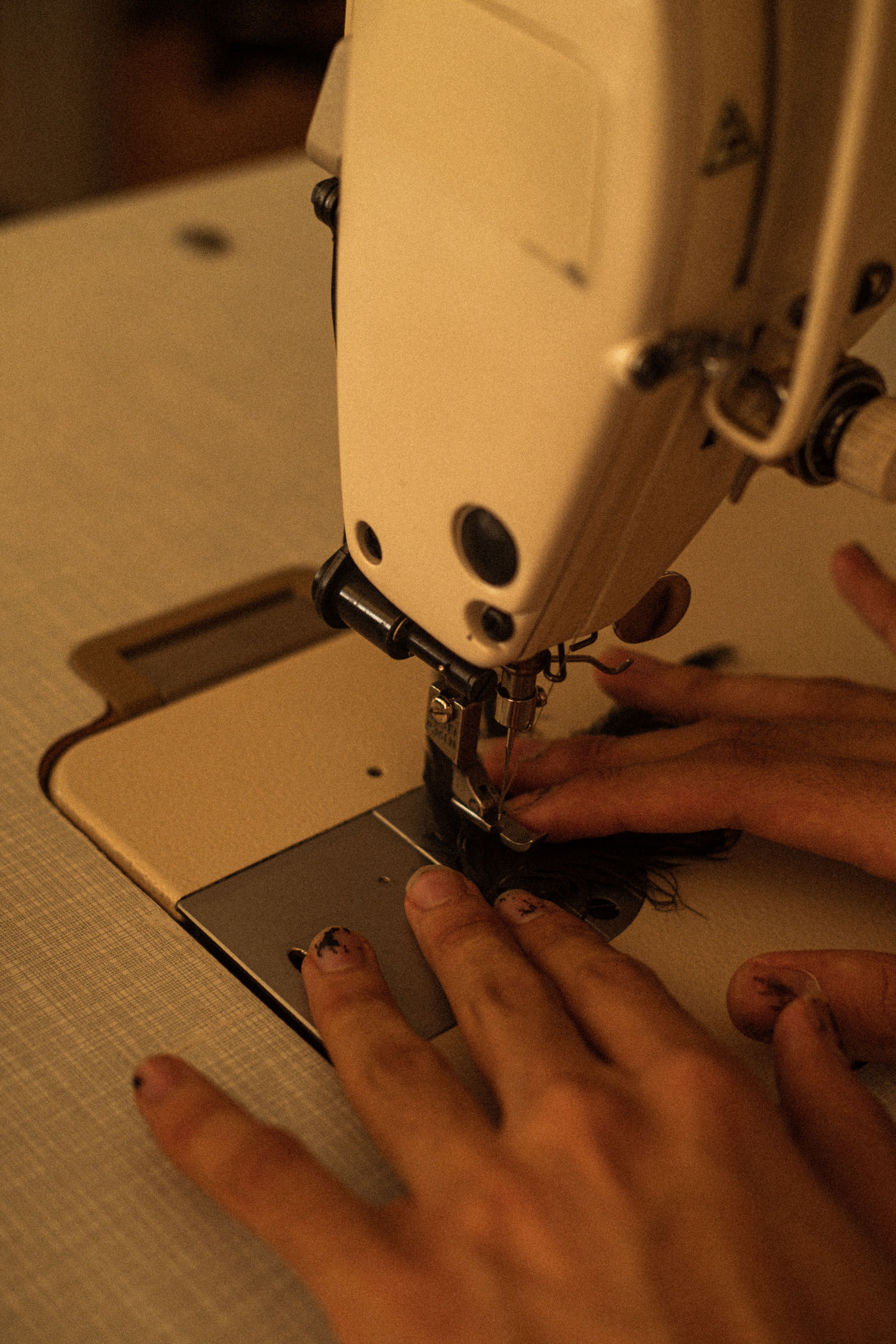 Close-up of Sewing Machine in Action · Free Stock Photo