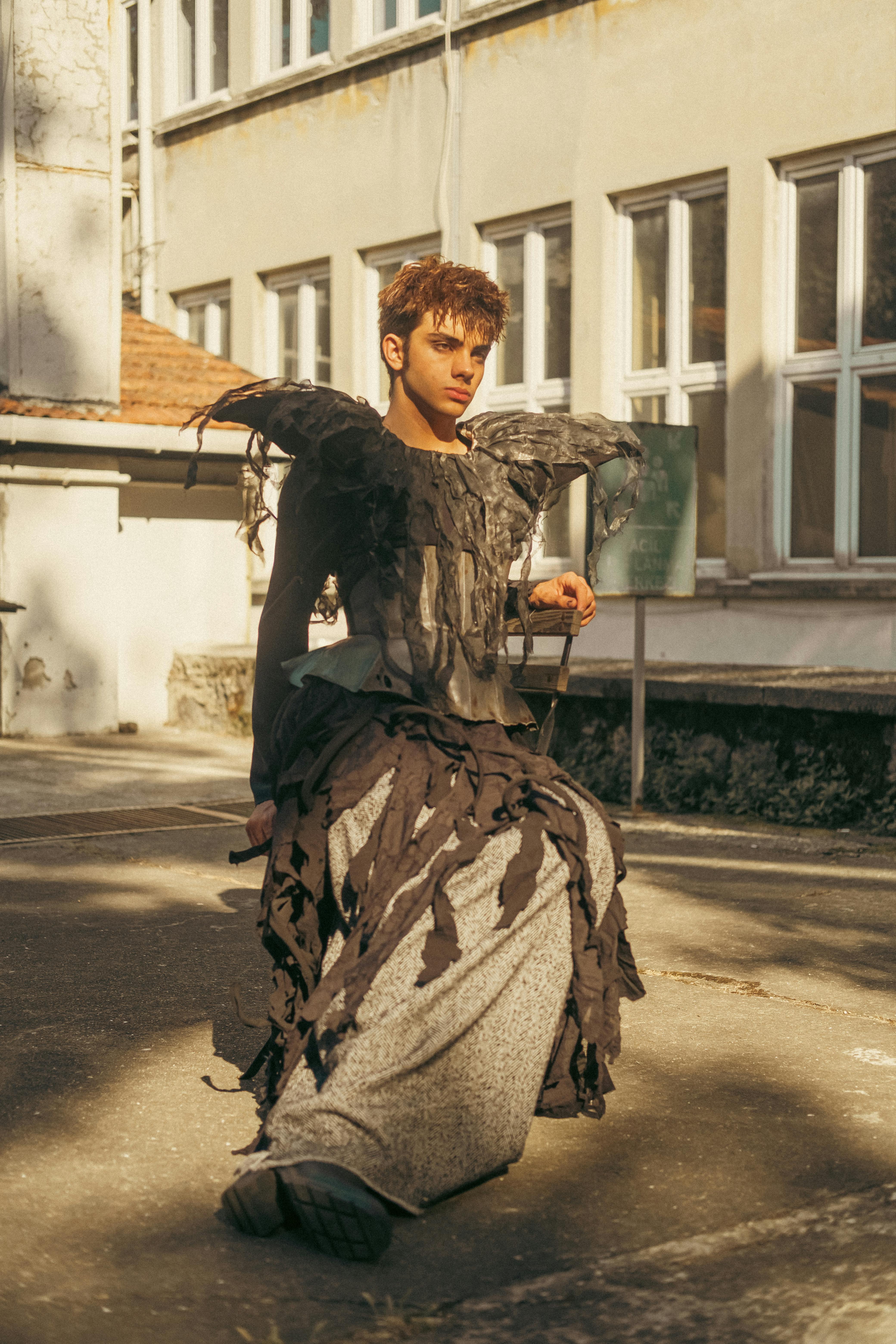 Avant-Garde Fashion Portrait in Istanbul · Free Stock Photo