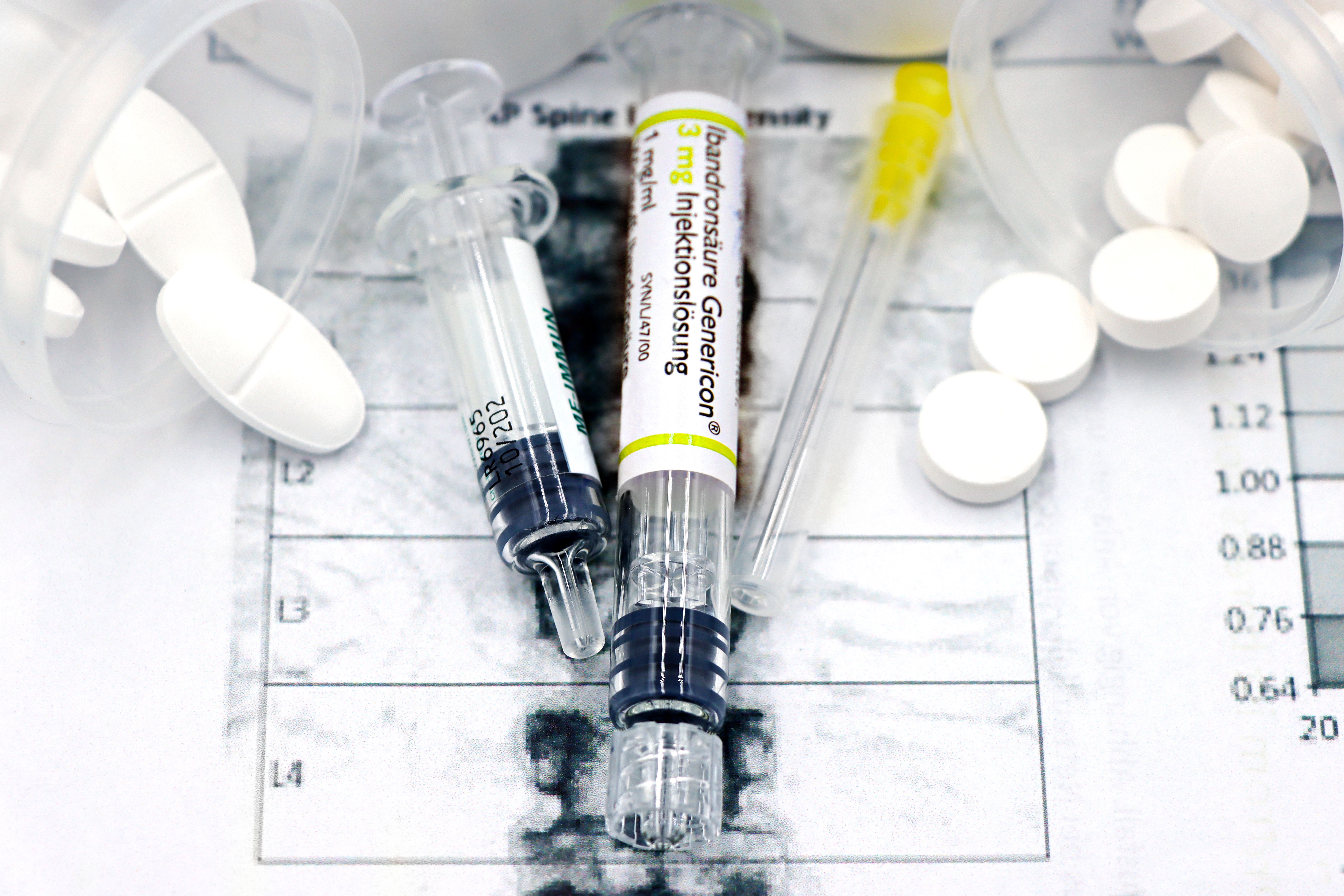 Medical Supplies and Osteoporosis Treatment Exam · Free Stock Photo