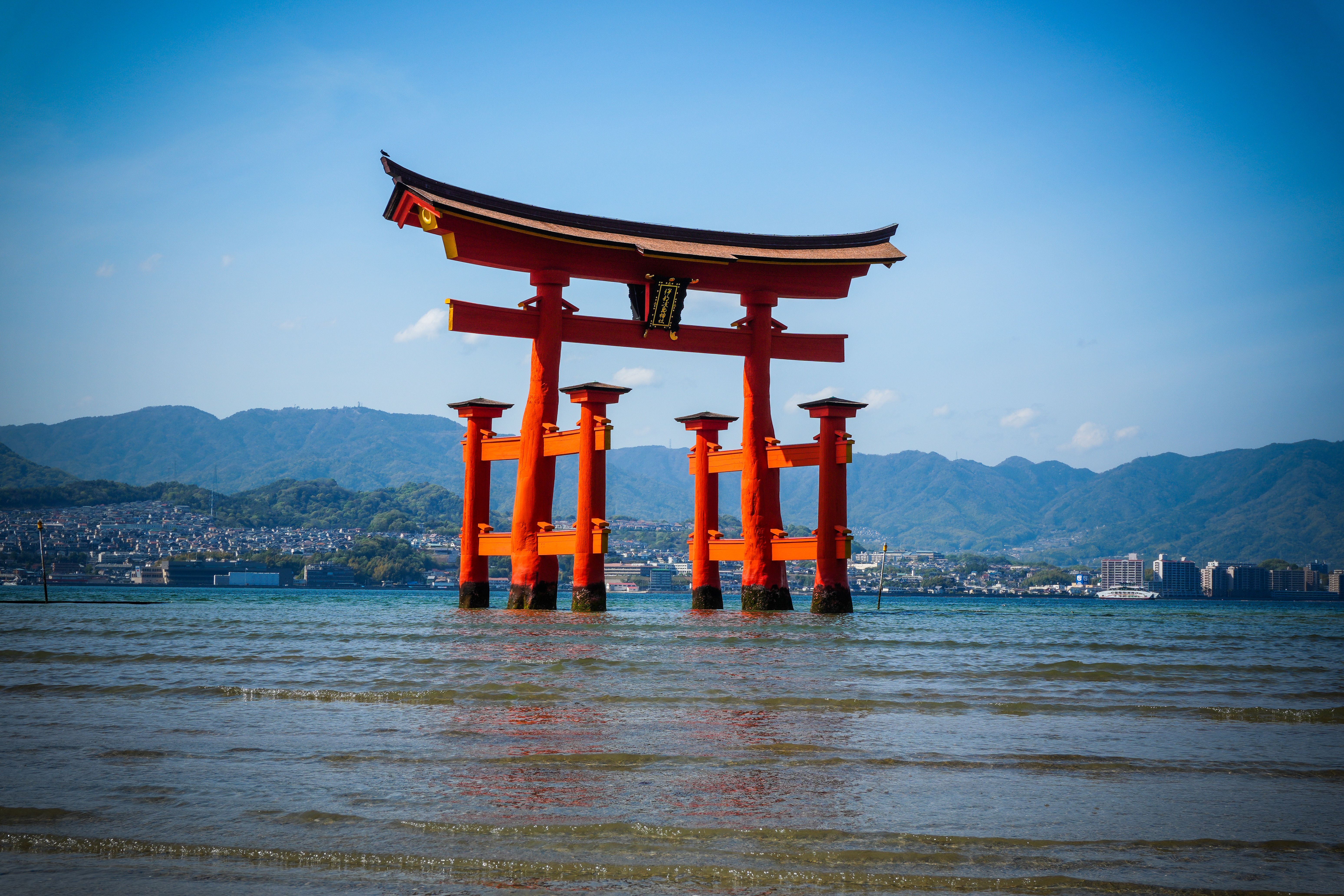 Japanese Torii Gate At Sunset Mountain Photos, Download The BEST Free ...