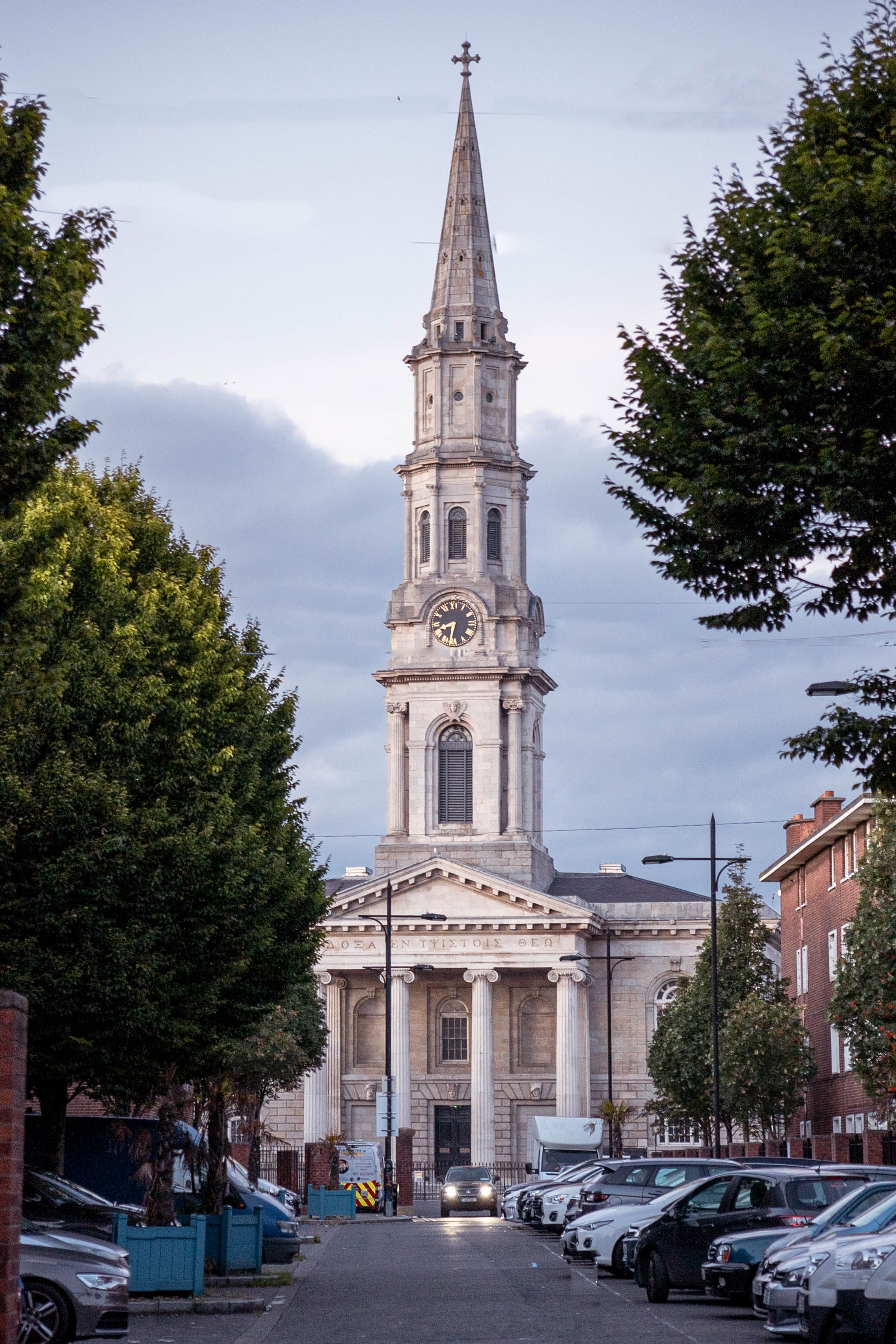 Iconic Anglican Church Tower in Urban Setting · Free Stock Photo
