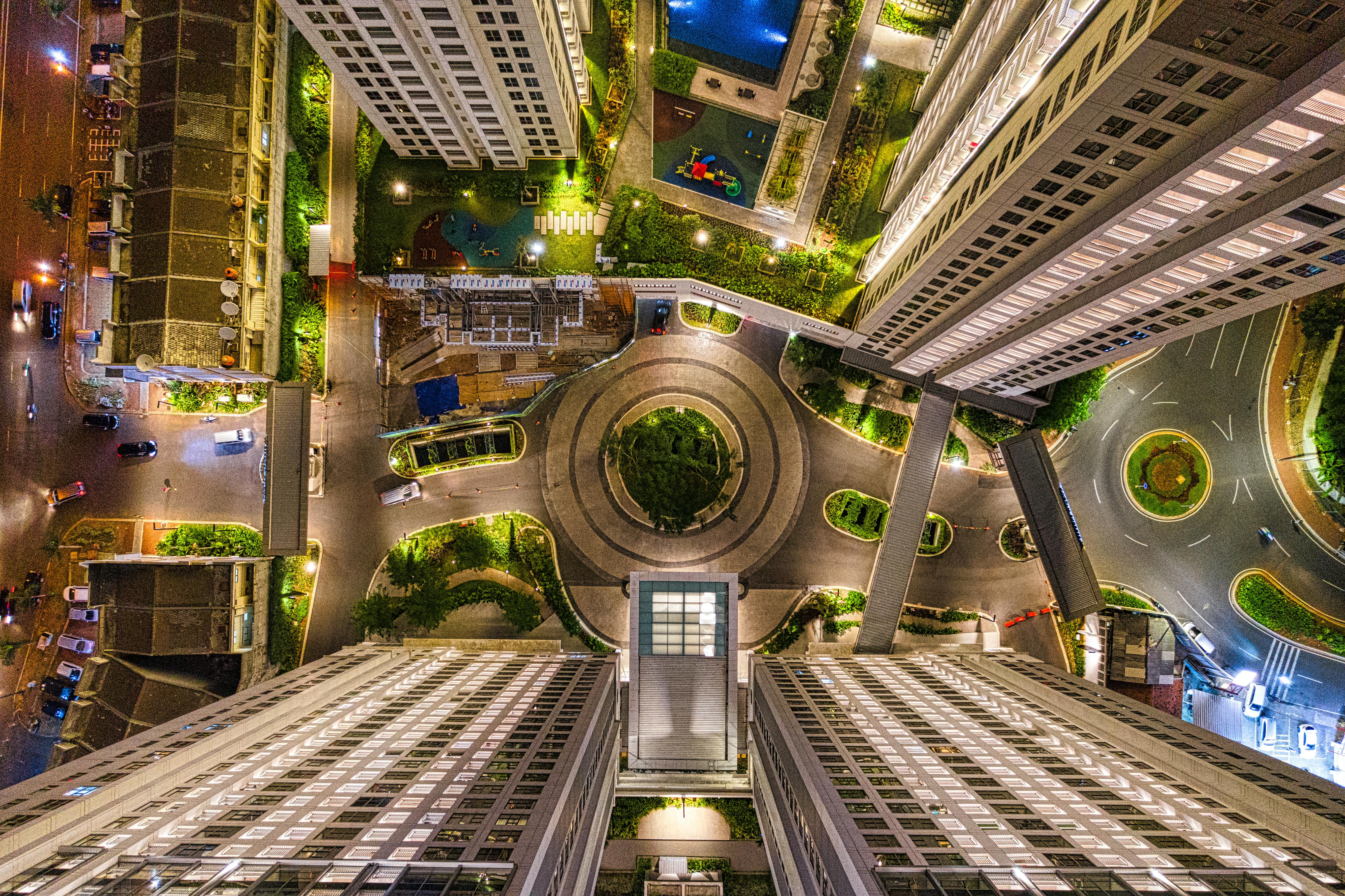 Aerial Photography of Buildings · Free Stock Photo