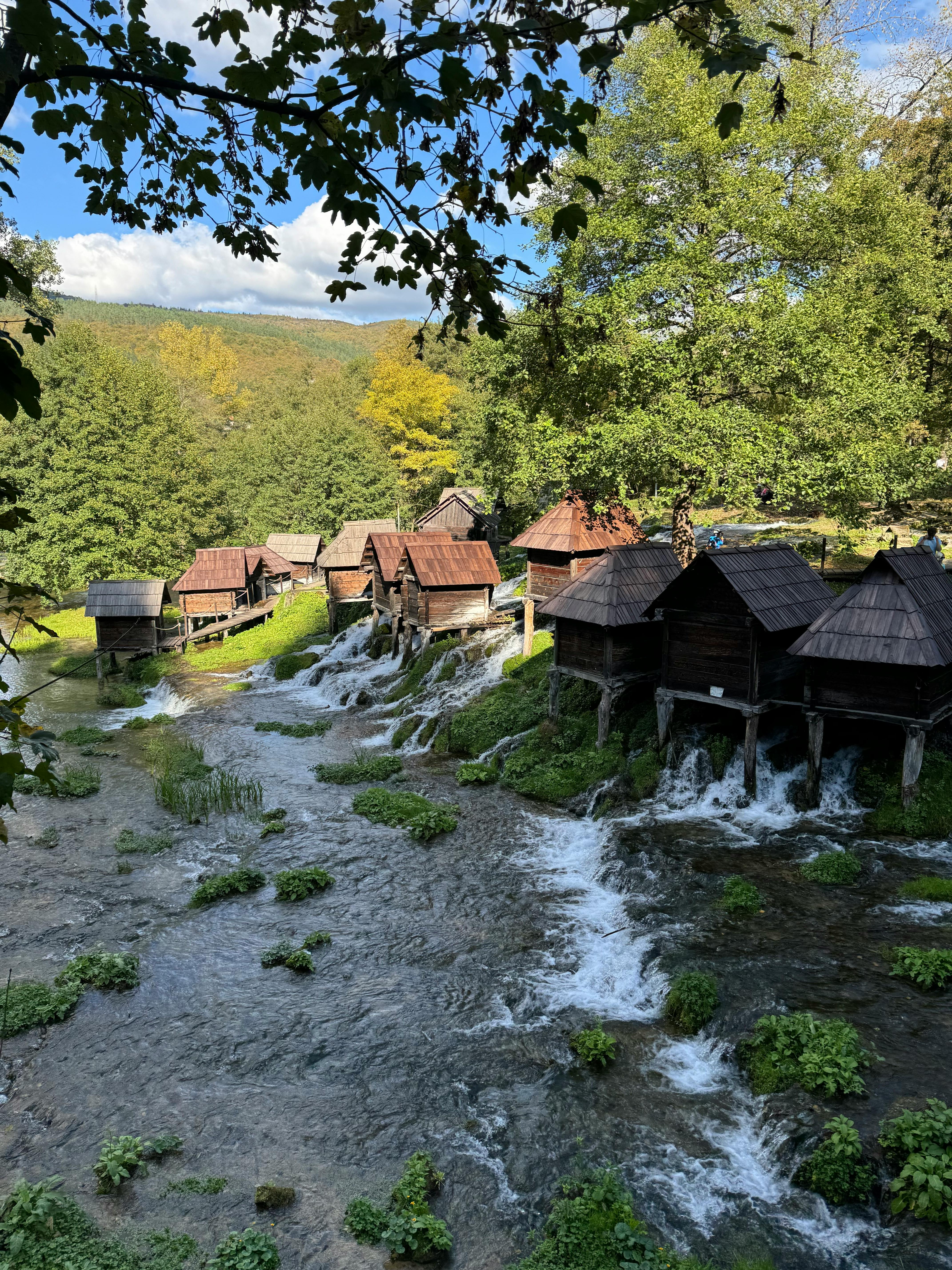 Historic watermills in lush forest setting · Free Stock Photo