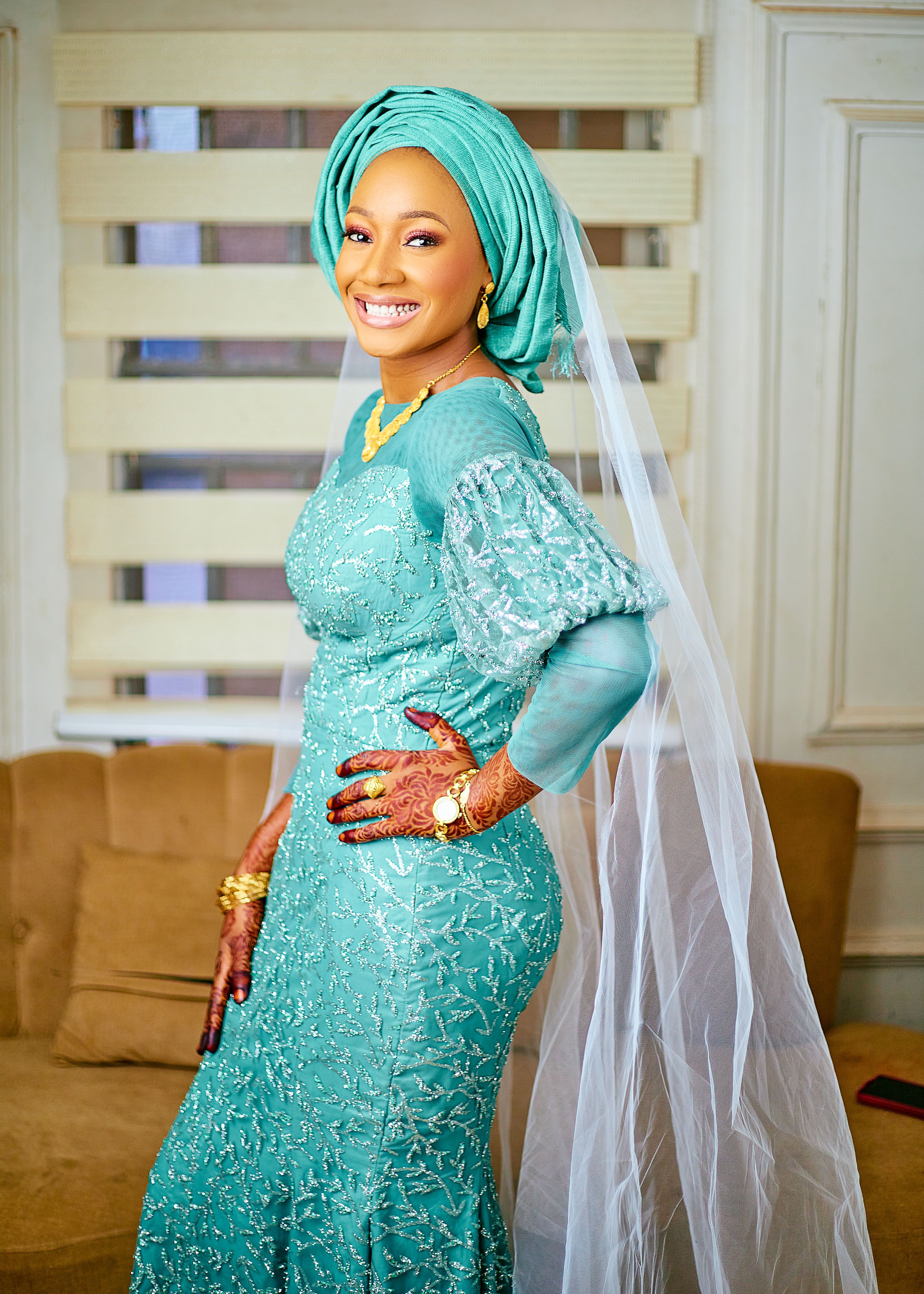 Elegant African Bride in Traditional Dress · Free Stock Photo