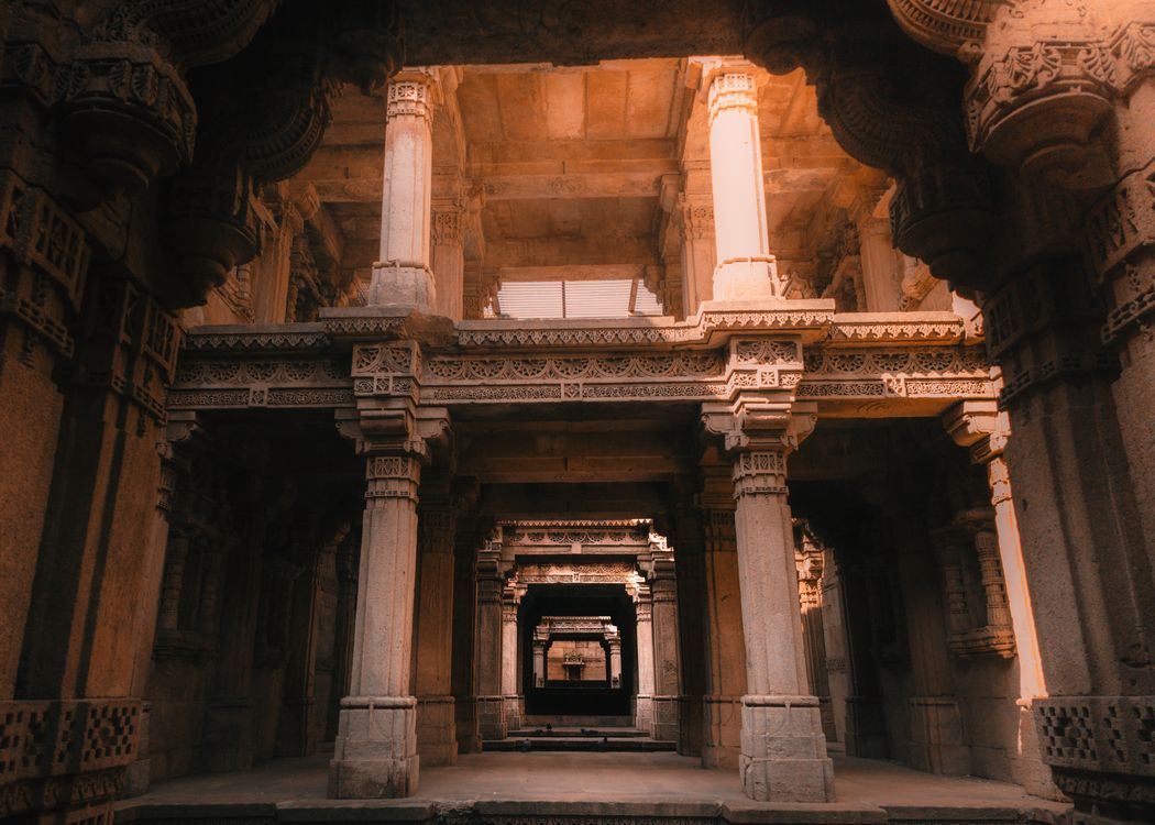 Architecture Complexe Du Puits Degr s D adalaj Inde Photo Gratuite Architecture Complexe Du Puits Degr s D adalaj Inde Photo Gratuite