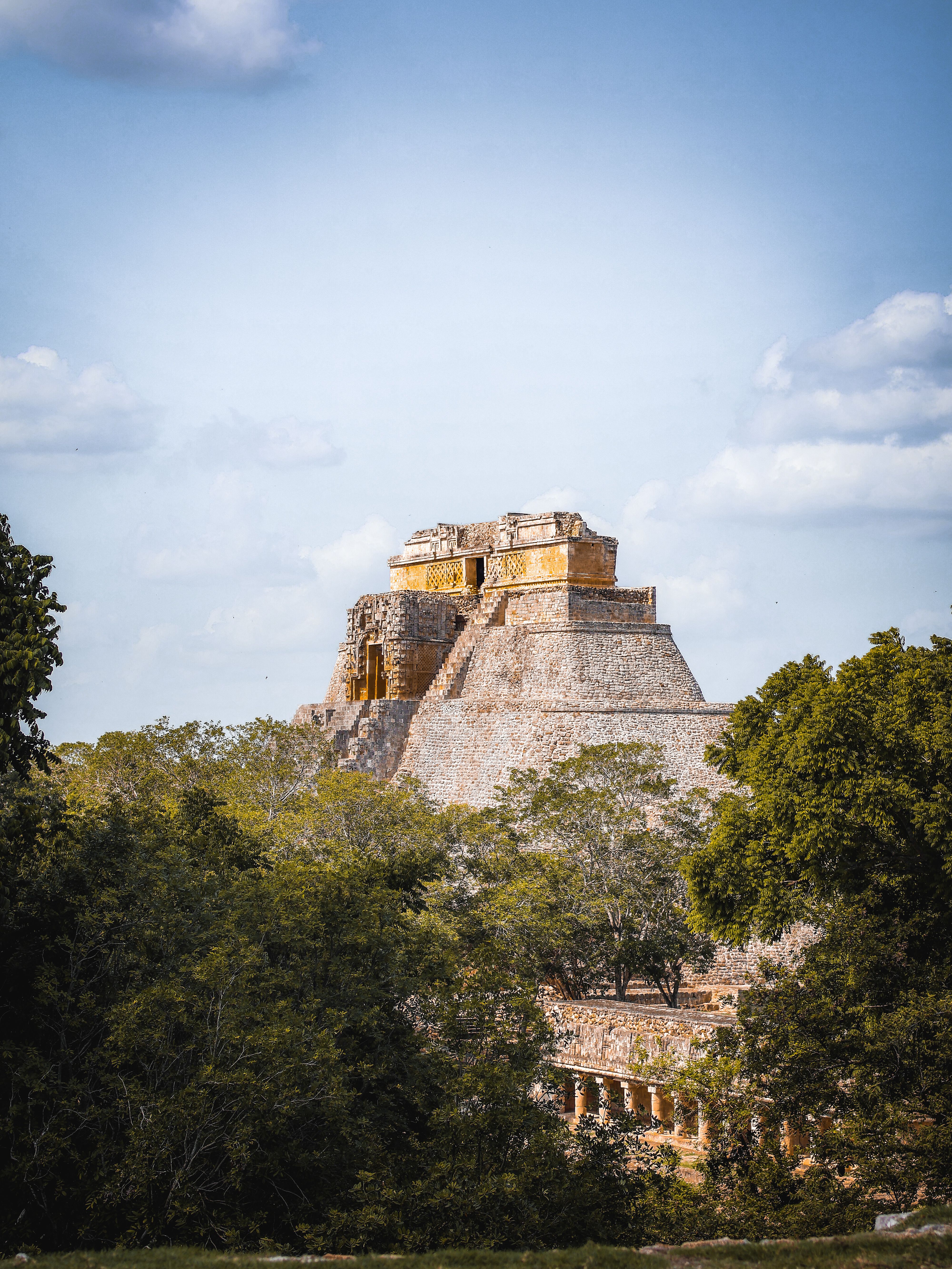 Magnificent View of Uxmal Pyramid in Mexico · Free Stock Photo