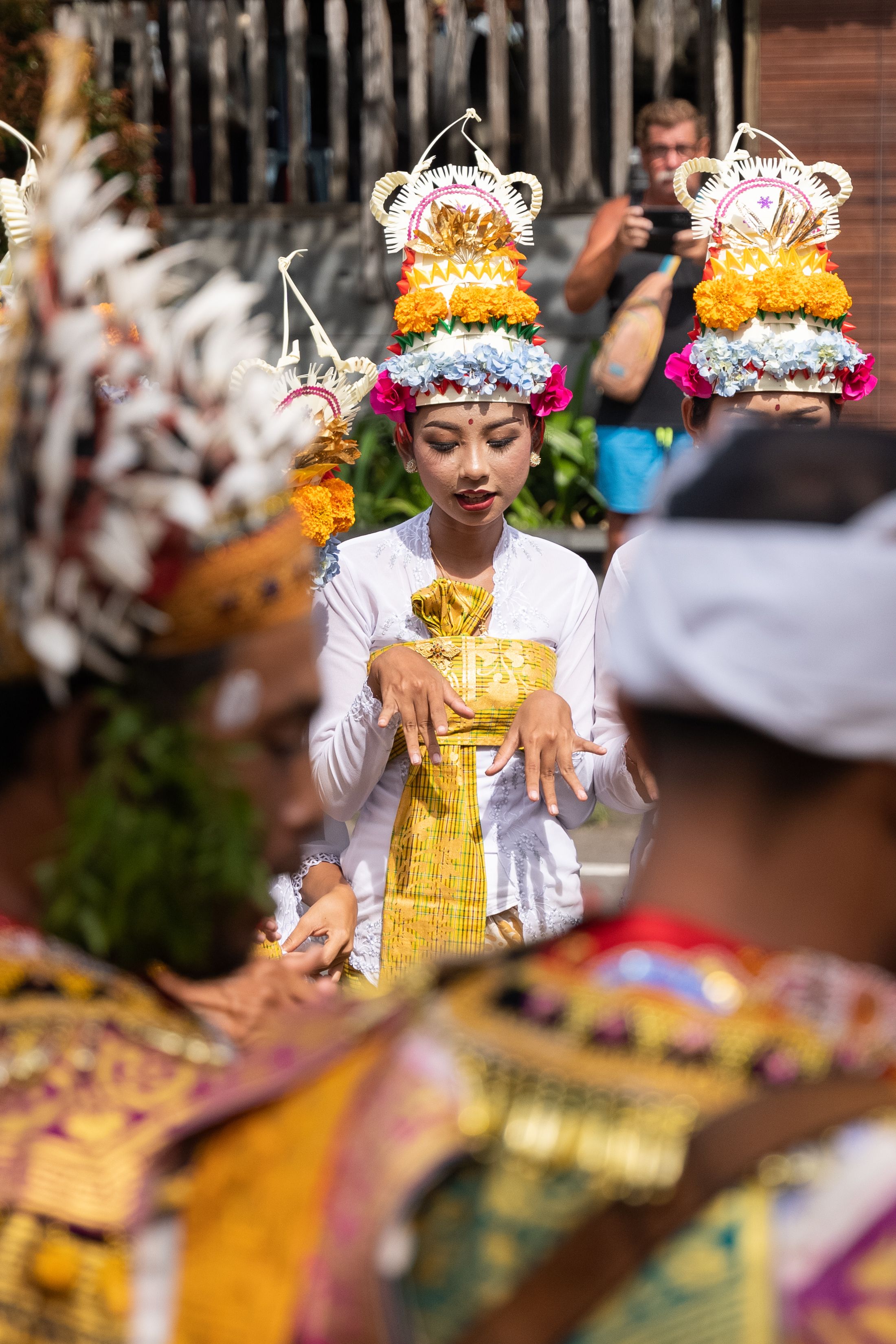 Balinese Cultural Dance Performance in Traditional Costume · Free Stock ...