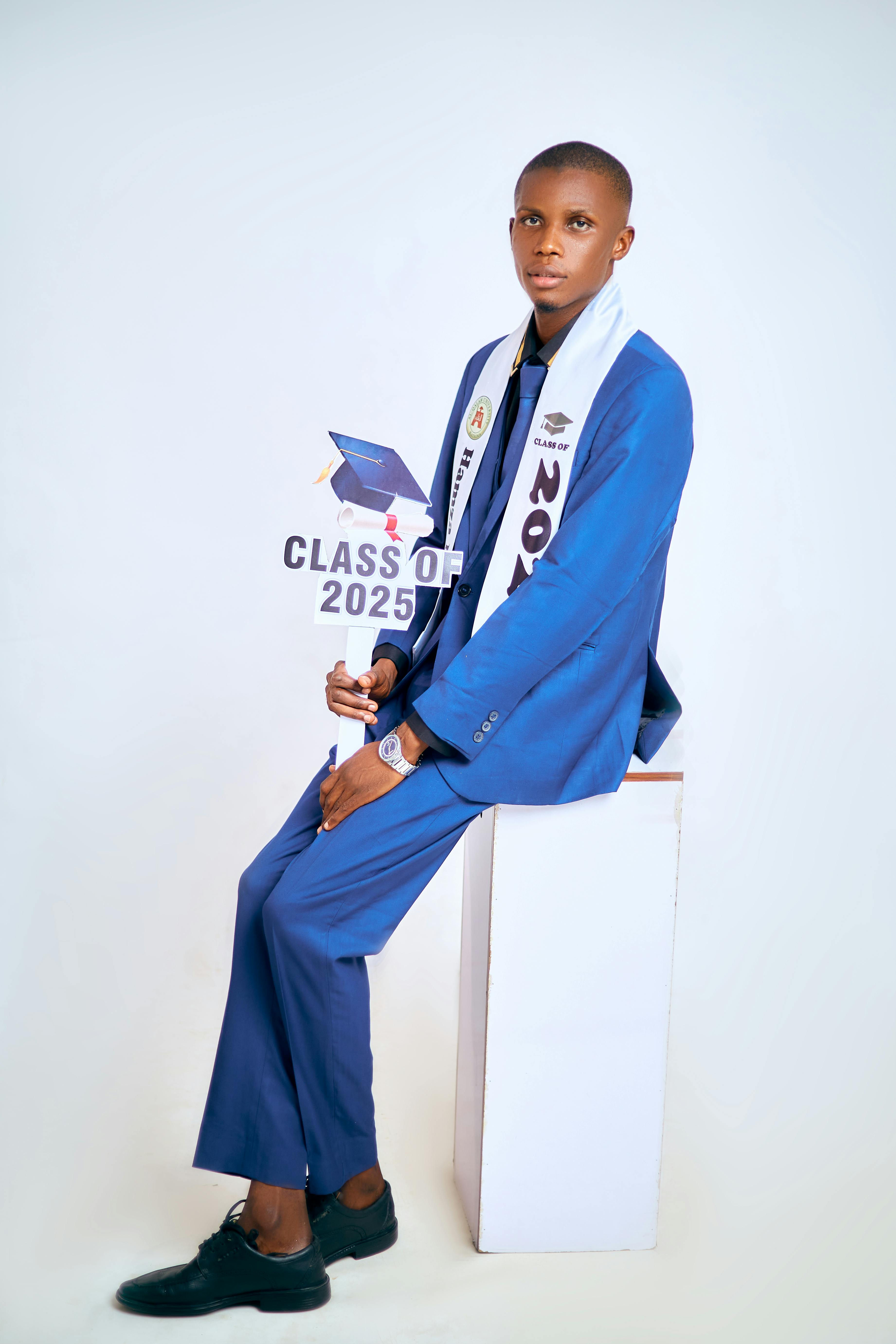 Young Graduate Celebrating Class of 2025 · Free Stock Photo