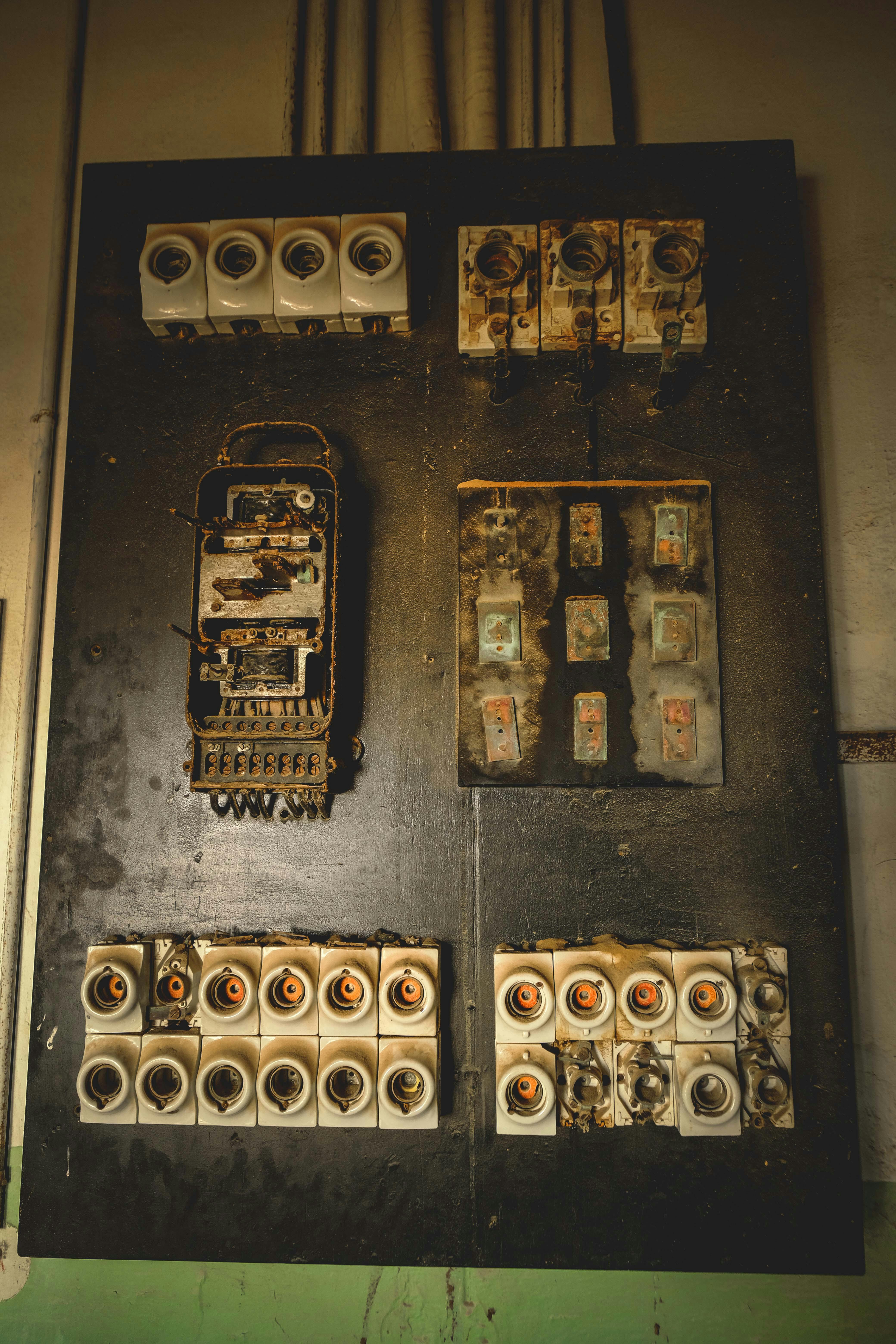 Vintage Electrical Panel in Kolmanskop Namibia · Free Stock Photo