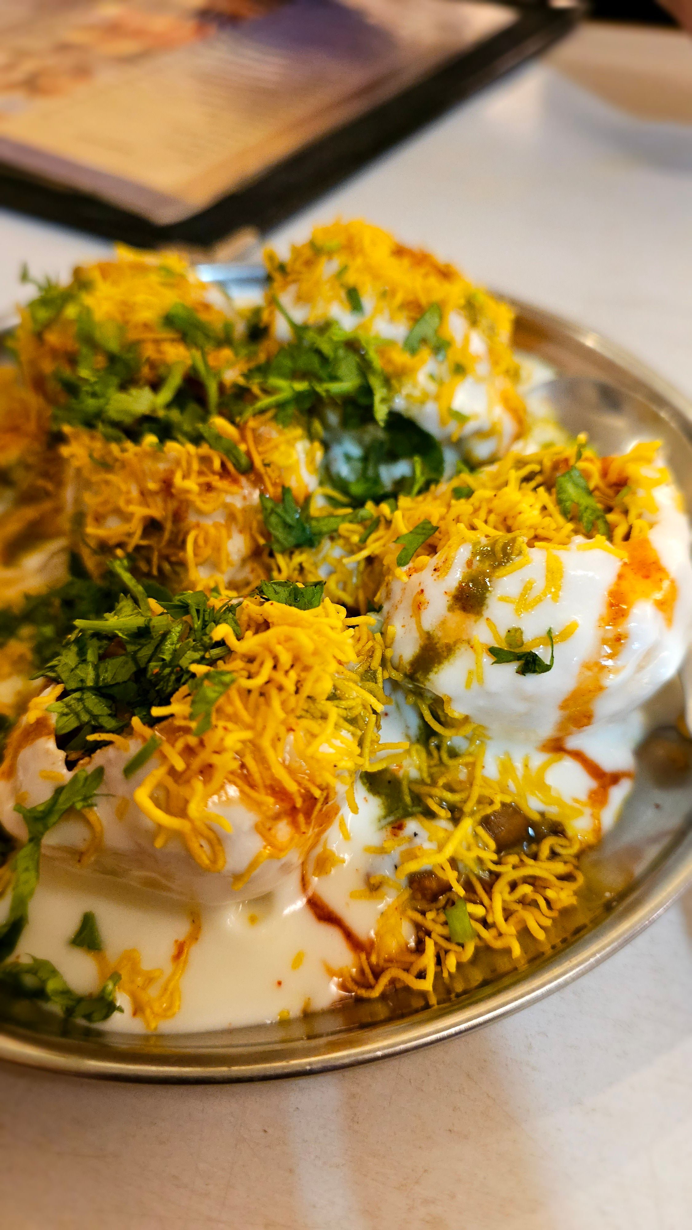 Delicious Indian Dahi Puri Dish · Free Stock Photo