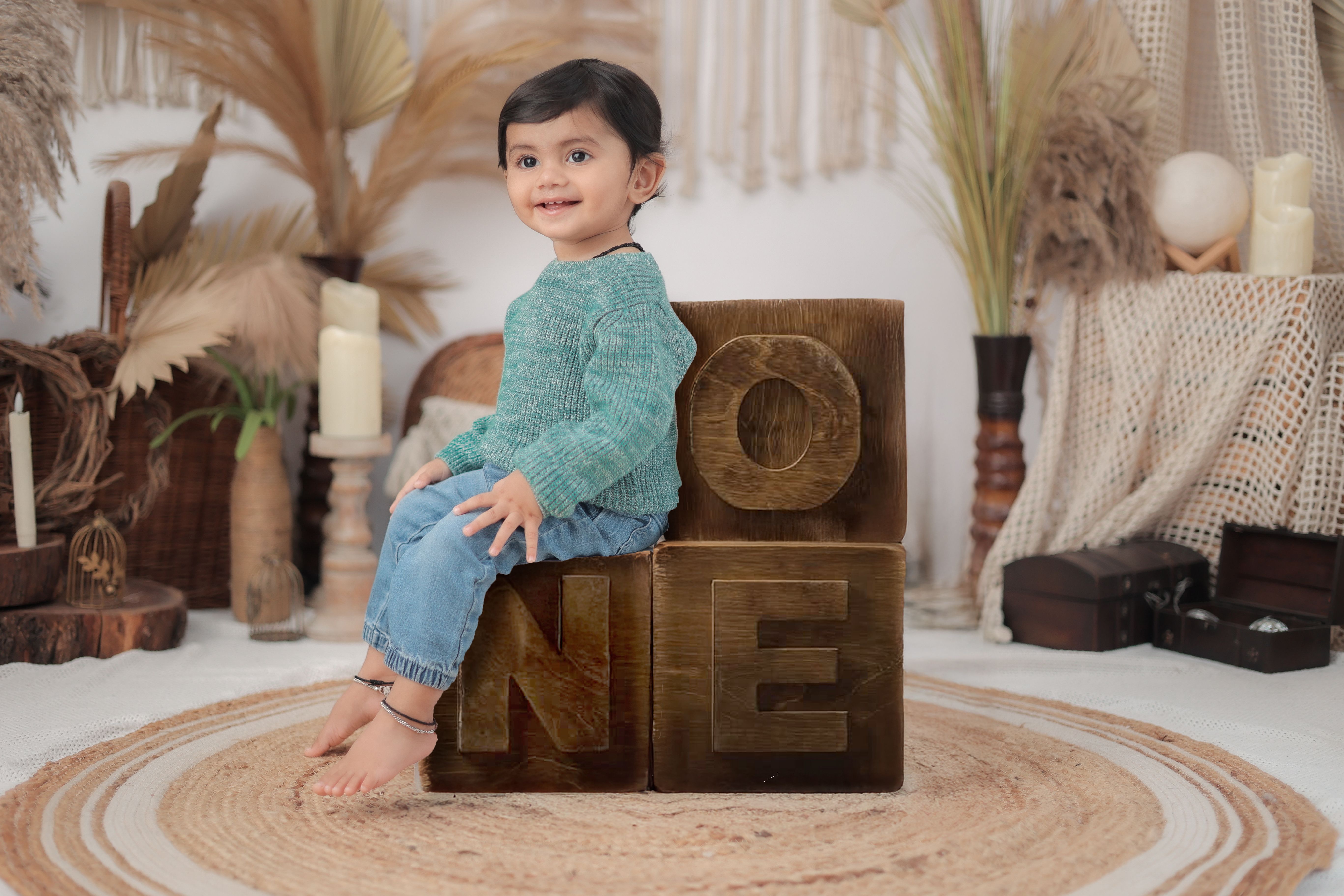 Adorable Child's First Birthday Milestone Photo · Free Stock Photo