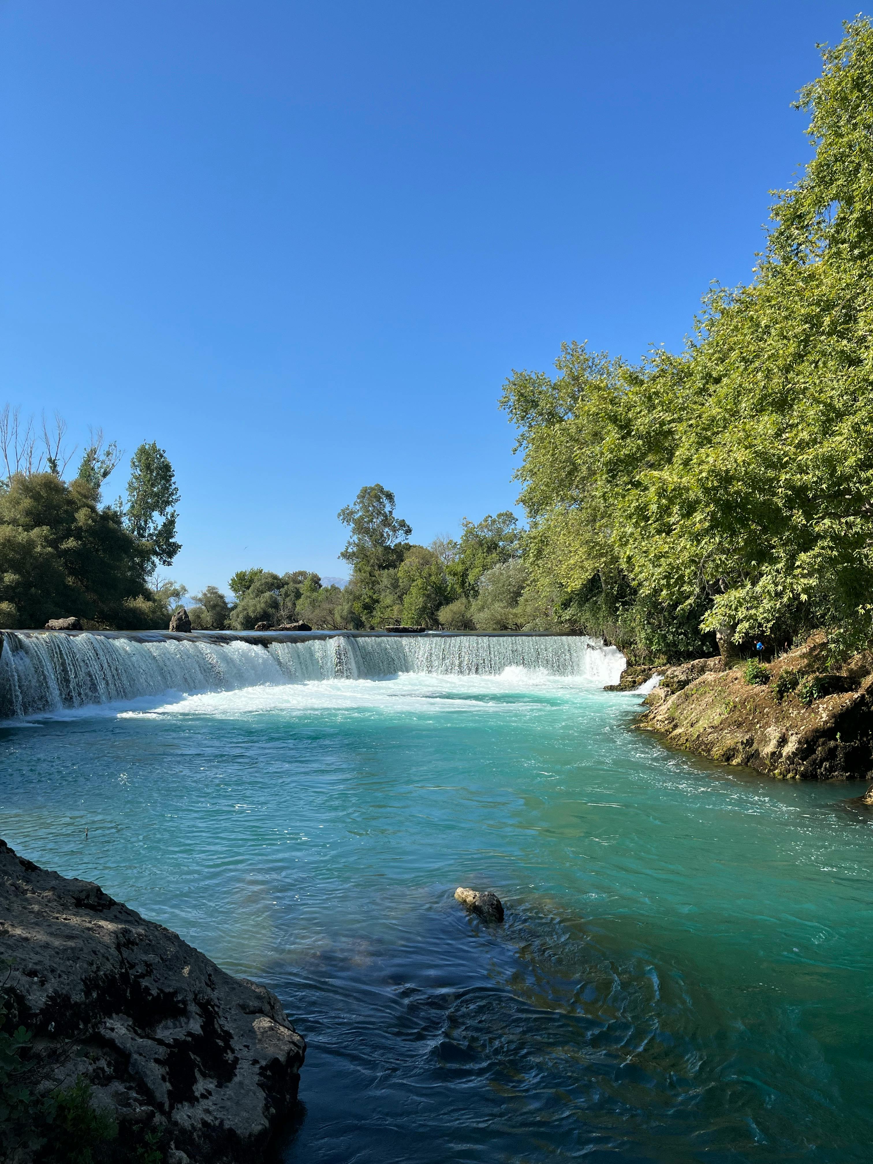 Scenic Manavgat Waterfall in Antalya, Türkiye · Free Stock Photo