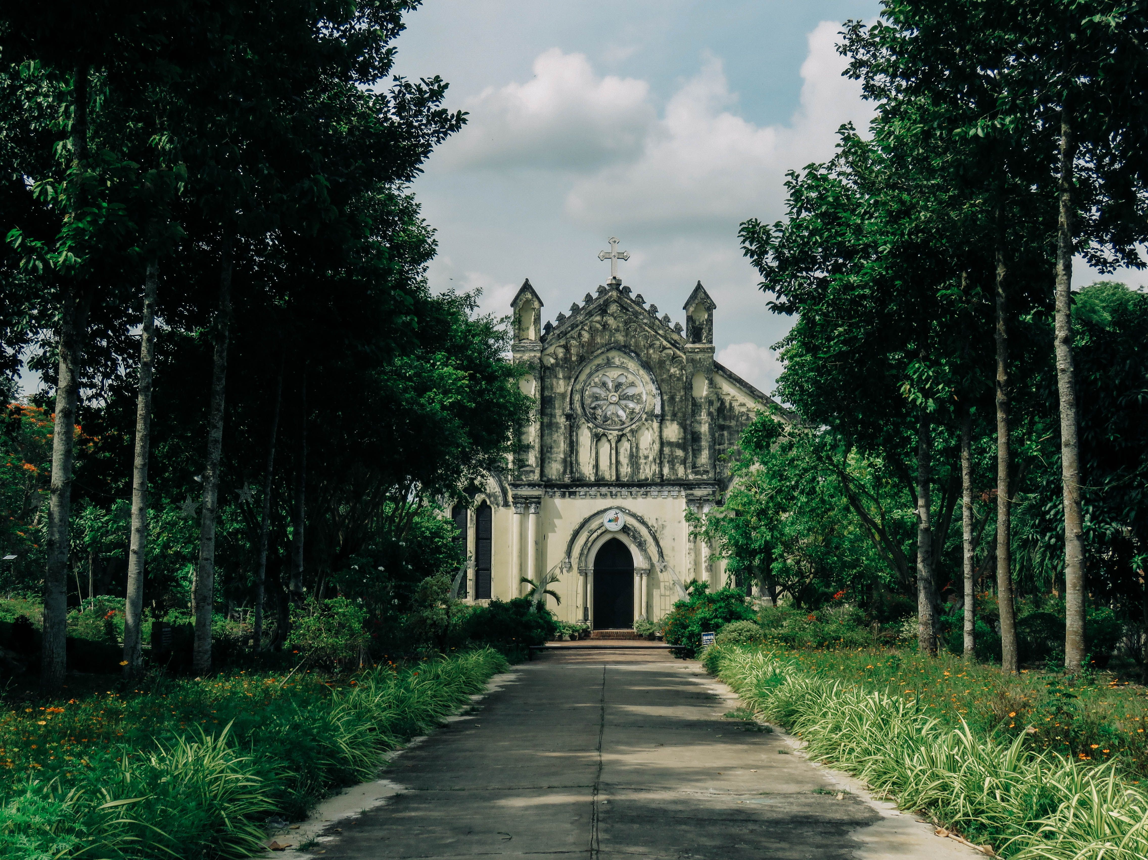 Beautiful Gothic Style Church in An Giang, Vietnam · Free Stock Photo