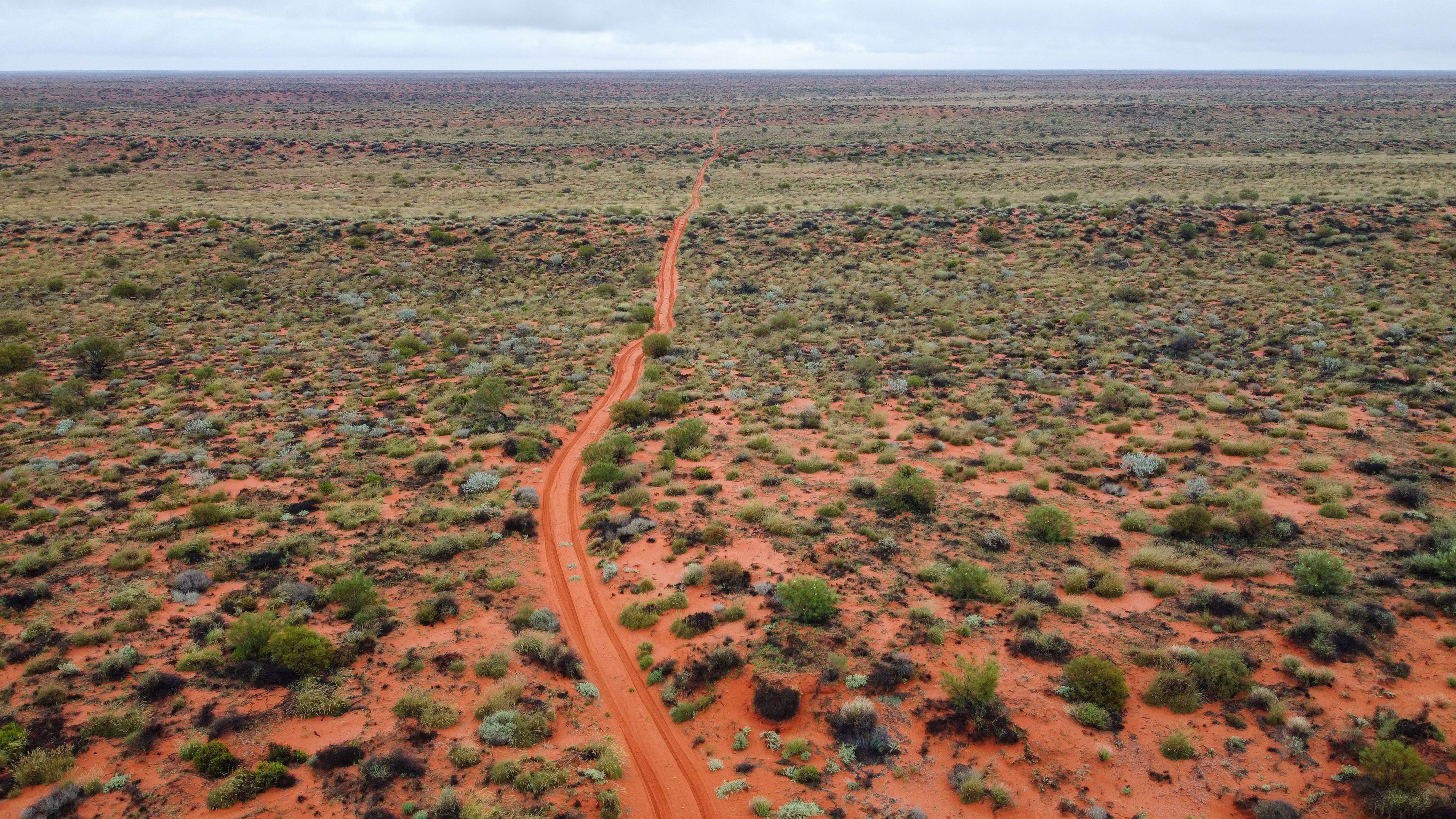 Aerial View of the Rugged Australian Outback · Free Stock Photo