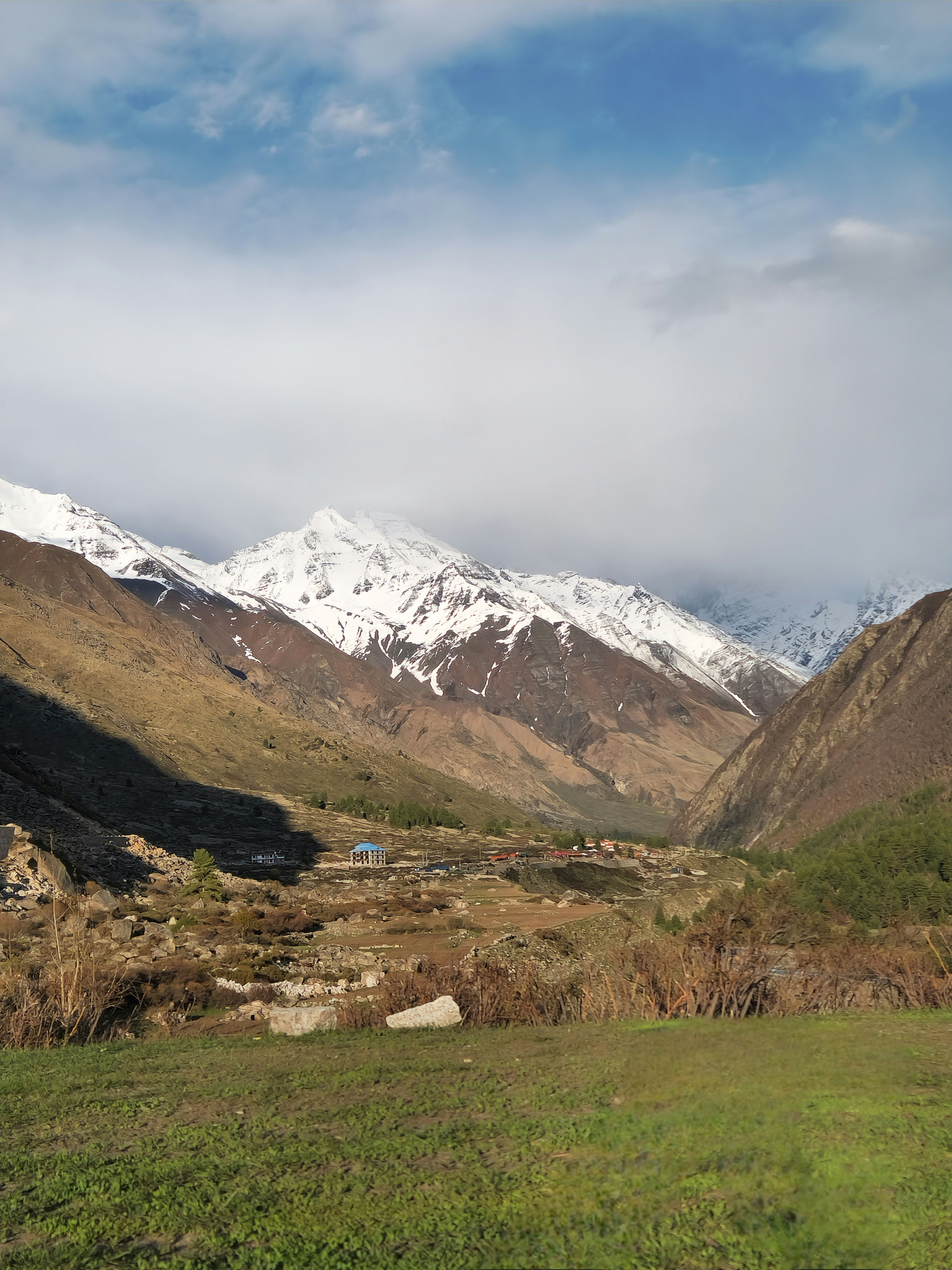 Scenic View of Snow-Capped Mountains in Chitkul · Free Stock Photo