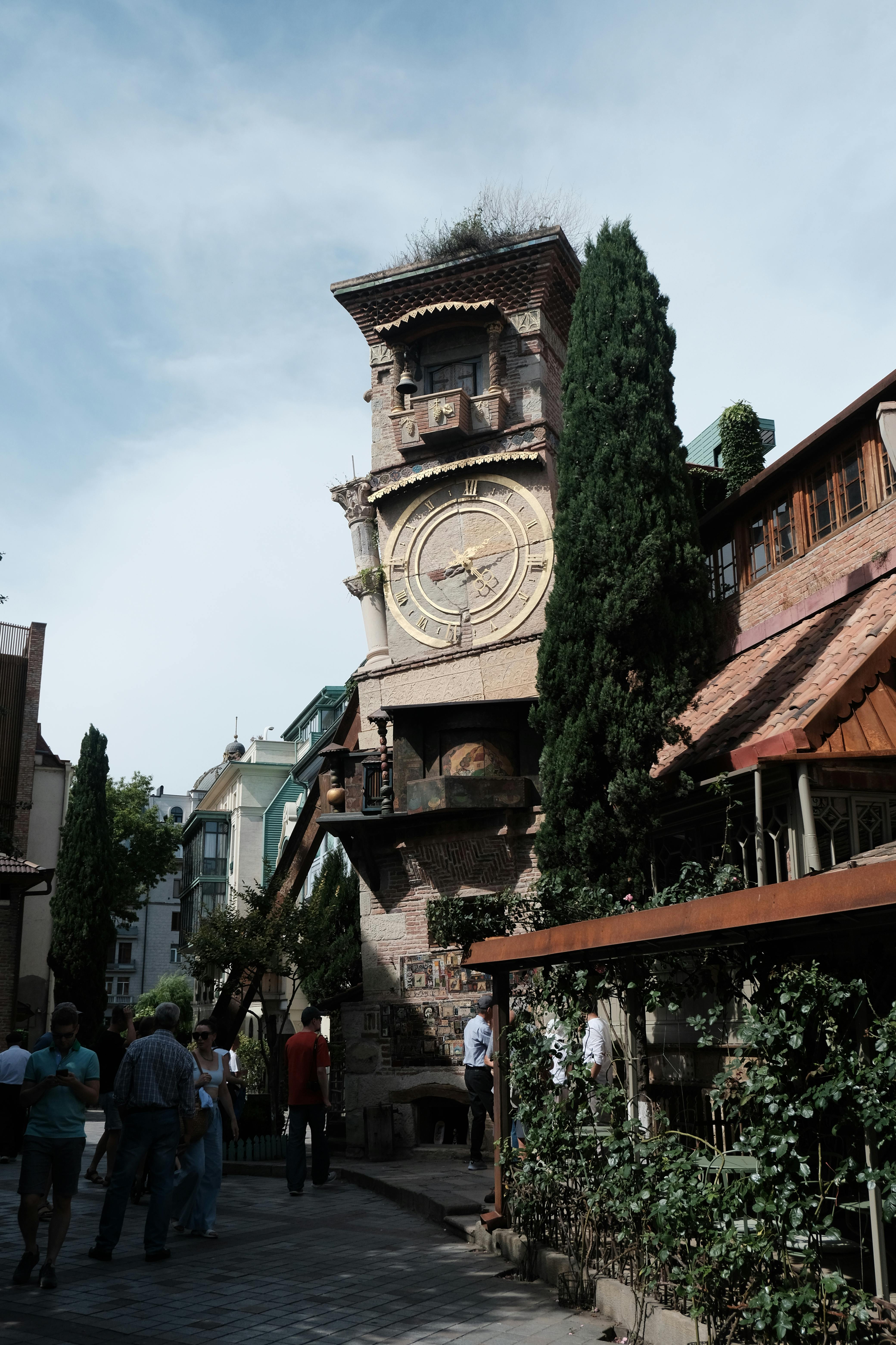Historic Clock Tower in Old Tbilisi · Free Stock Photo