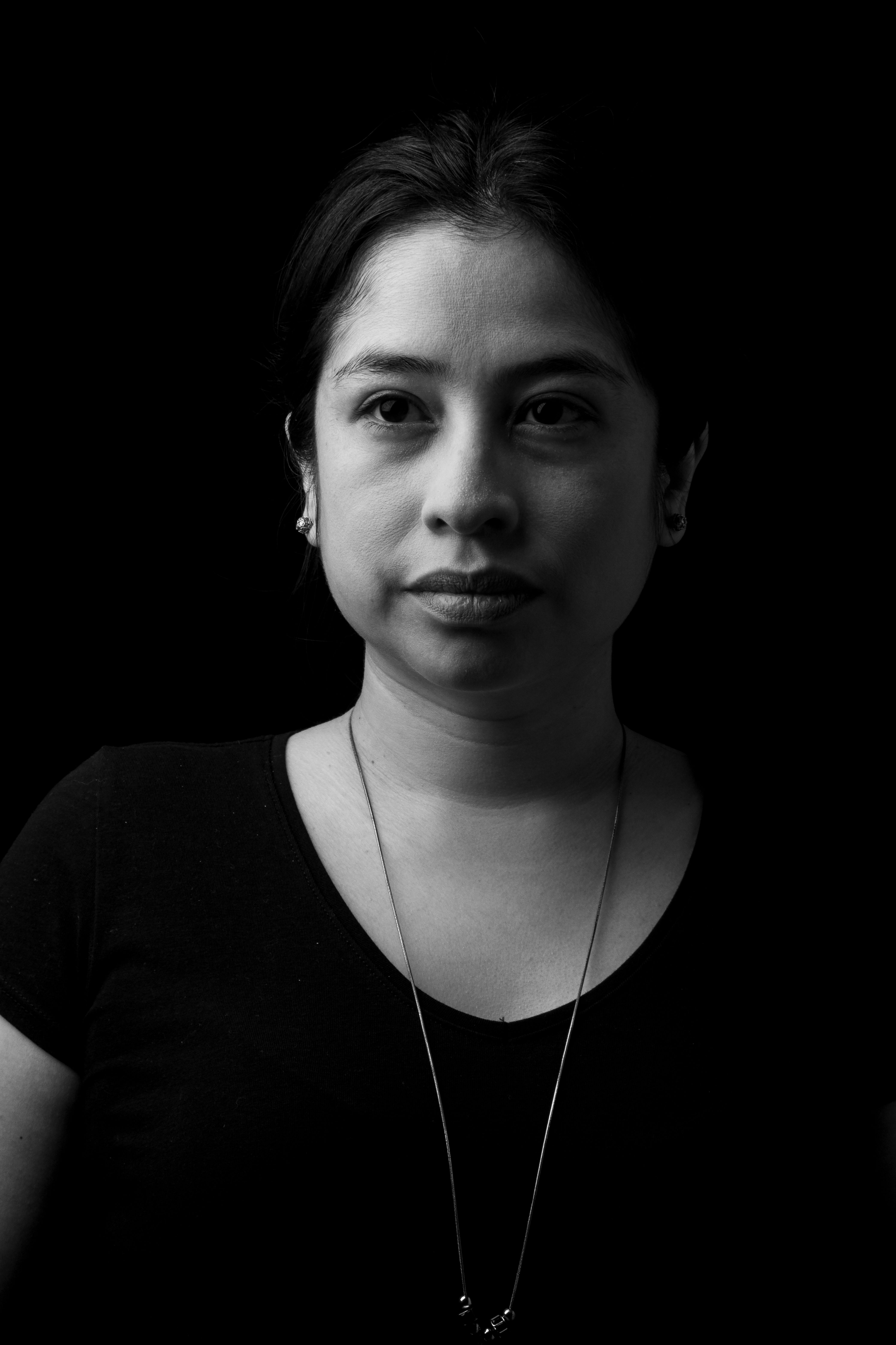 Black and White Portrait of a Woman in Lima · Free Stock Photo