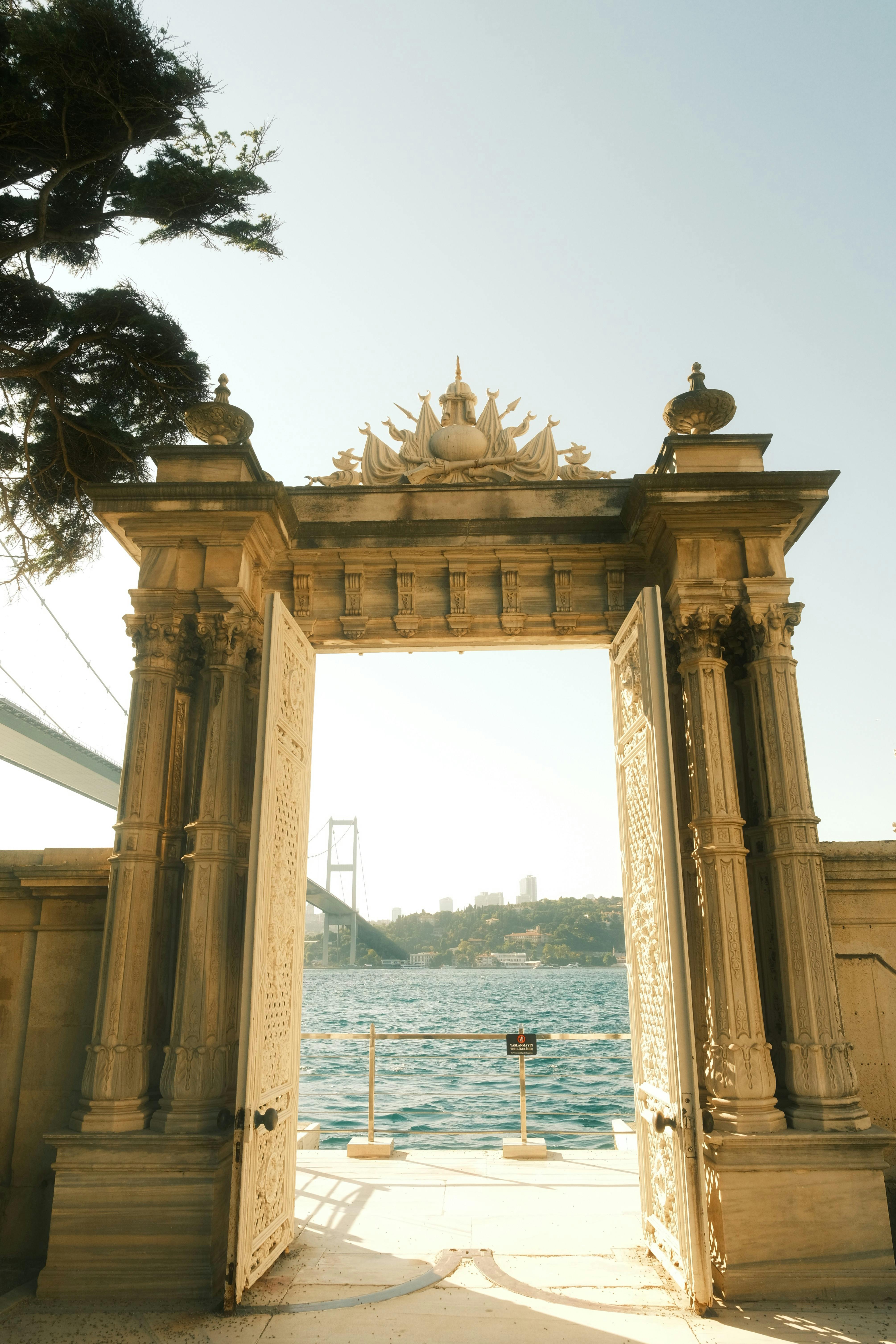 Historic Ottoman Gate Overlooking Bosphorus Strait · Free Stock Photo