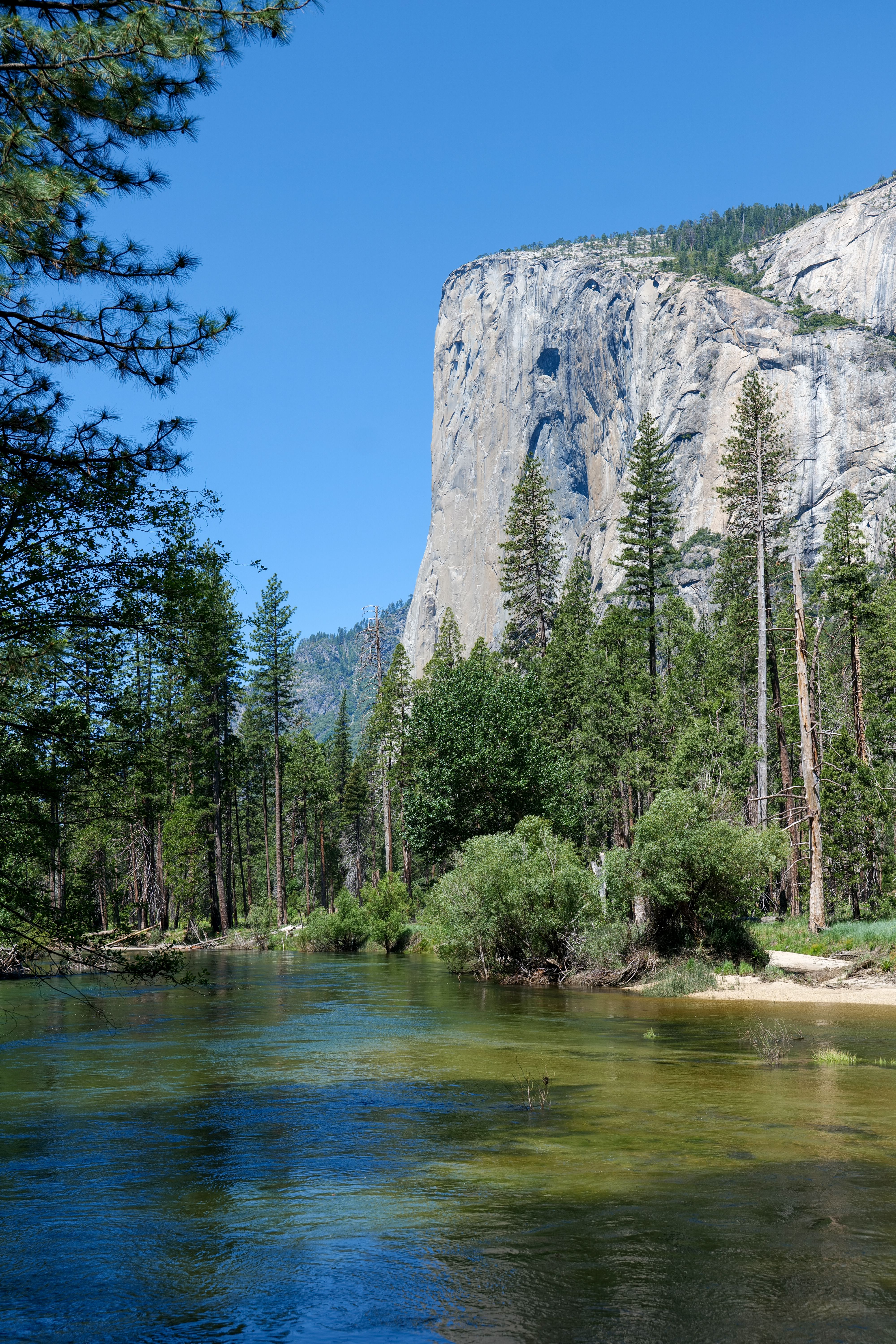 El Capitán Y El Río Merced En El Parque Nacional De Yosemite · Foto de ...