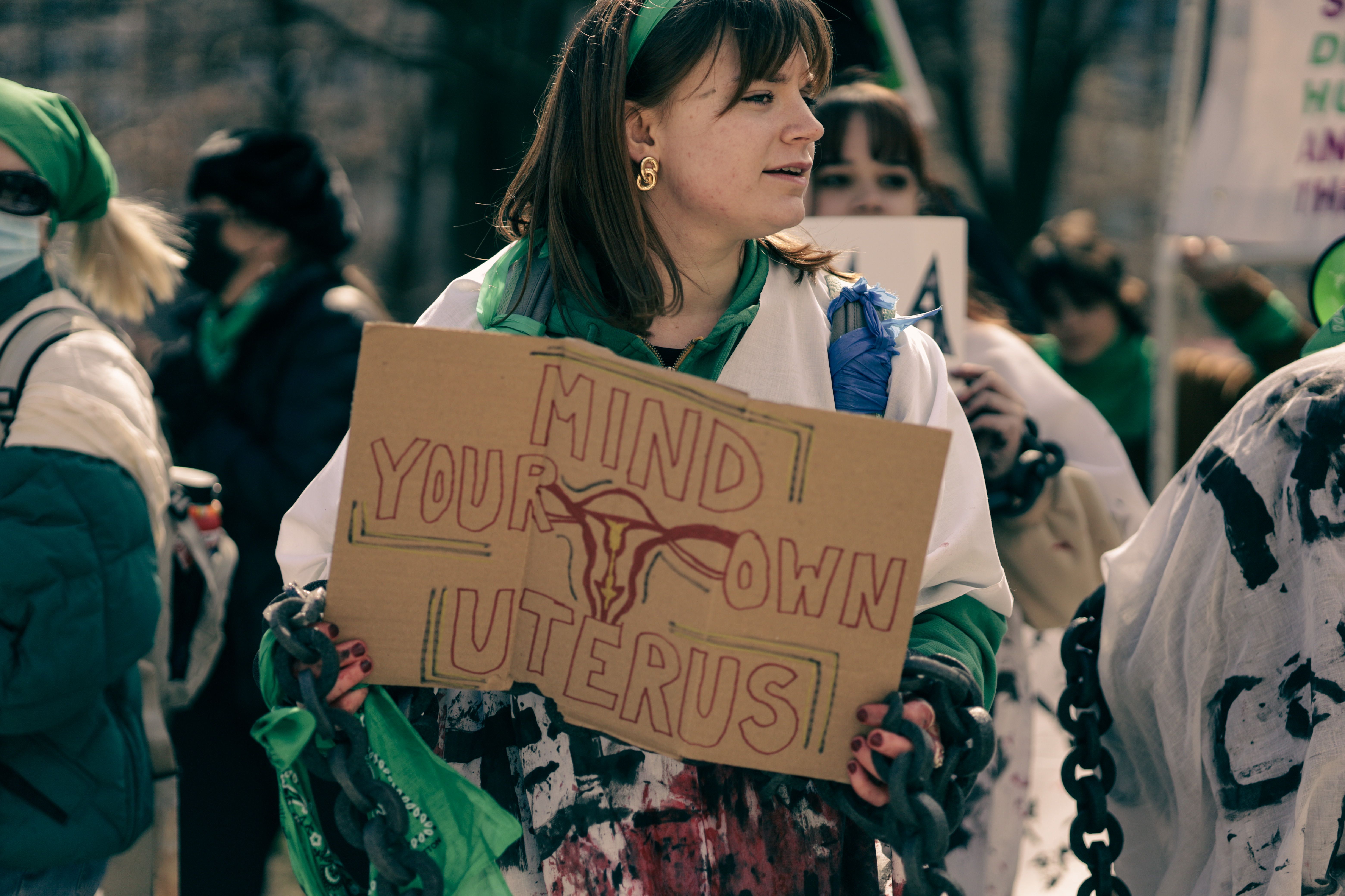 Women's Rights Protest in Chicago for Reproductive Freedom · Free Stock ...
