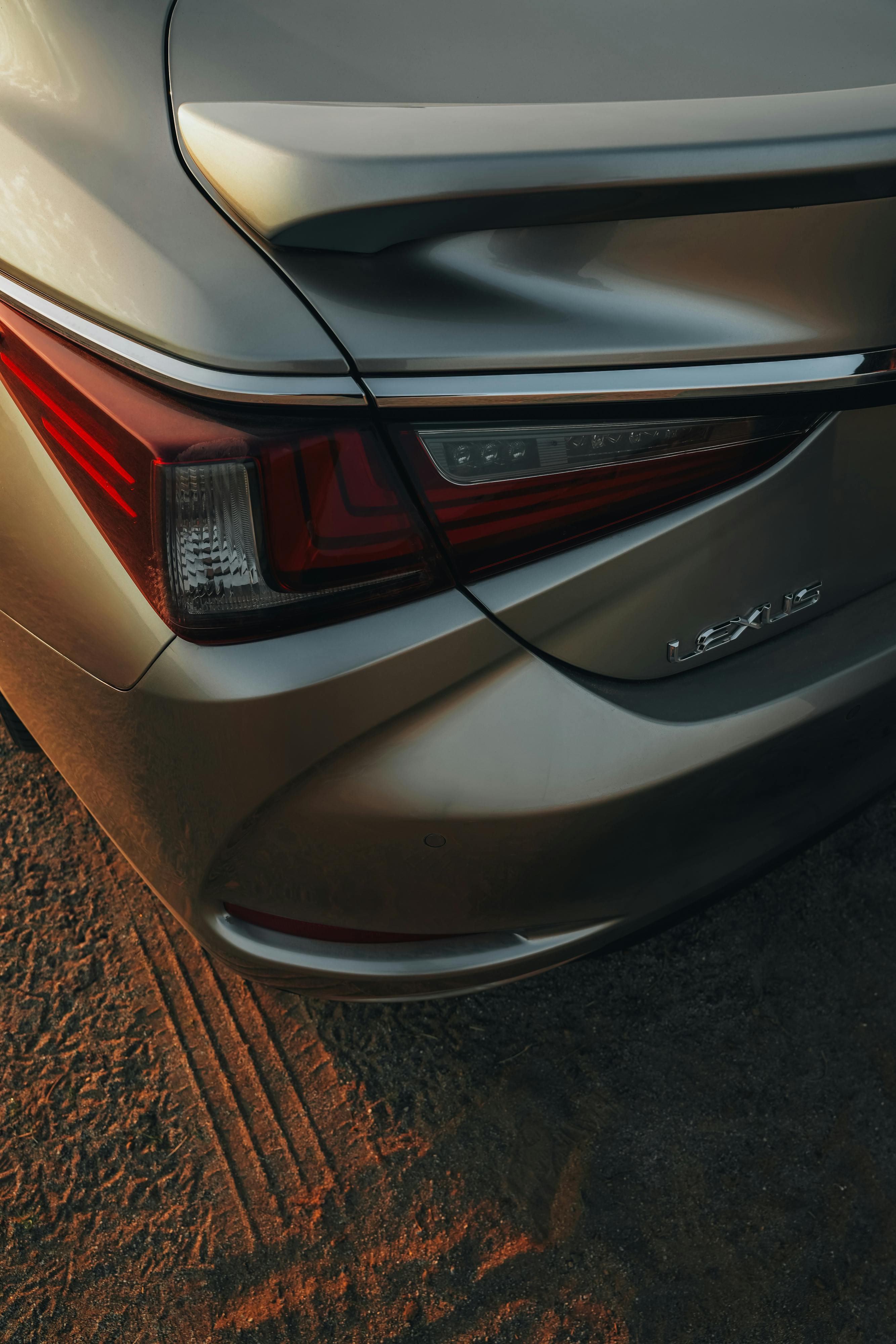 Close-up of a Lexus Car Rear Details · Free Stock Photo