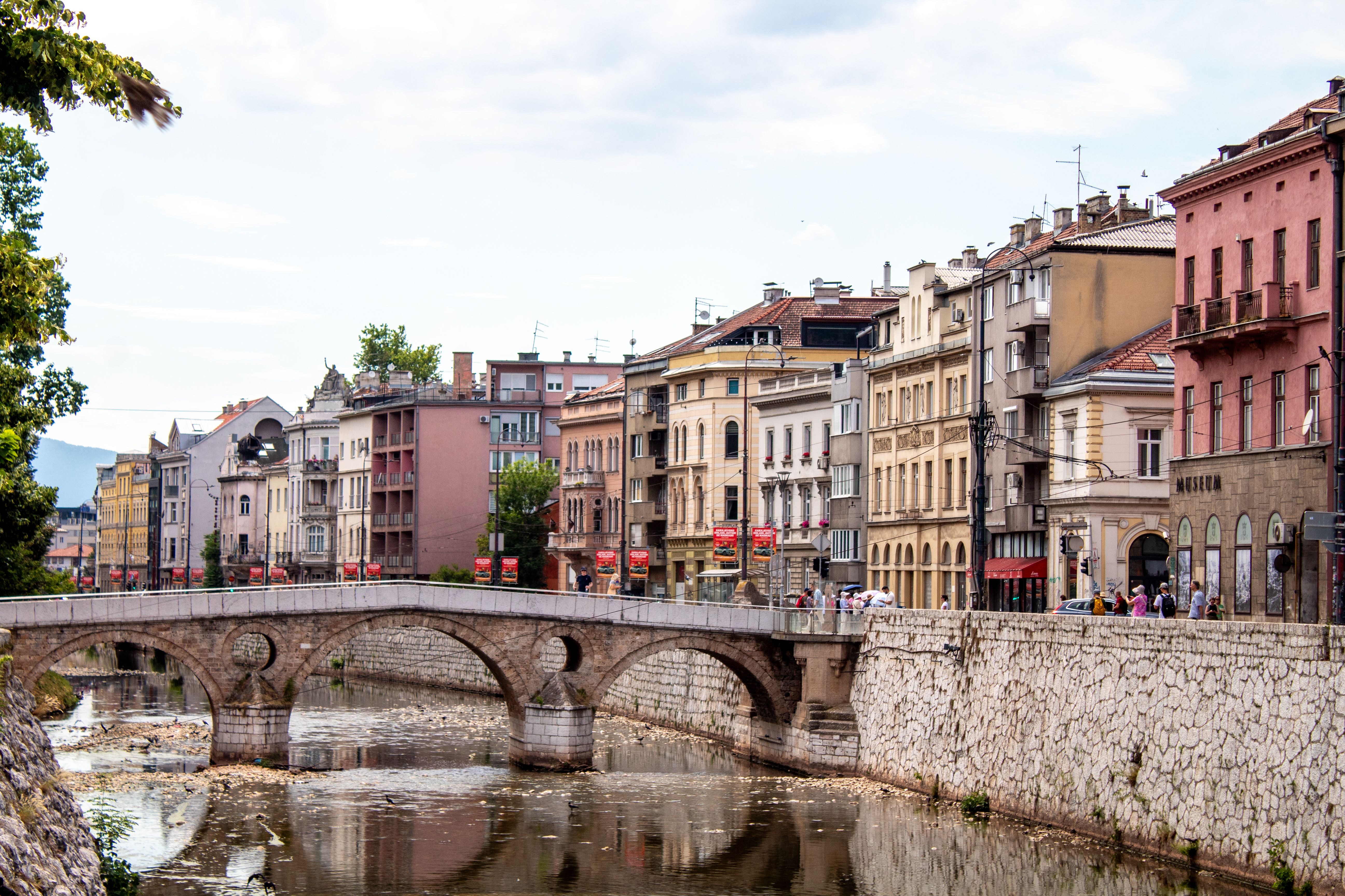 Scenic View of Latin Bridge in Sarajevo · Free Stock Photo