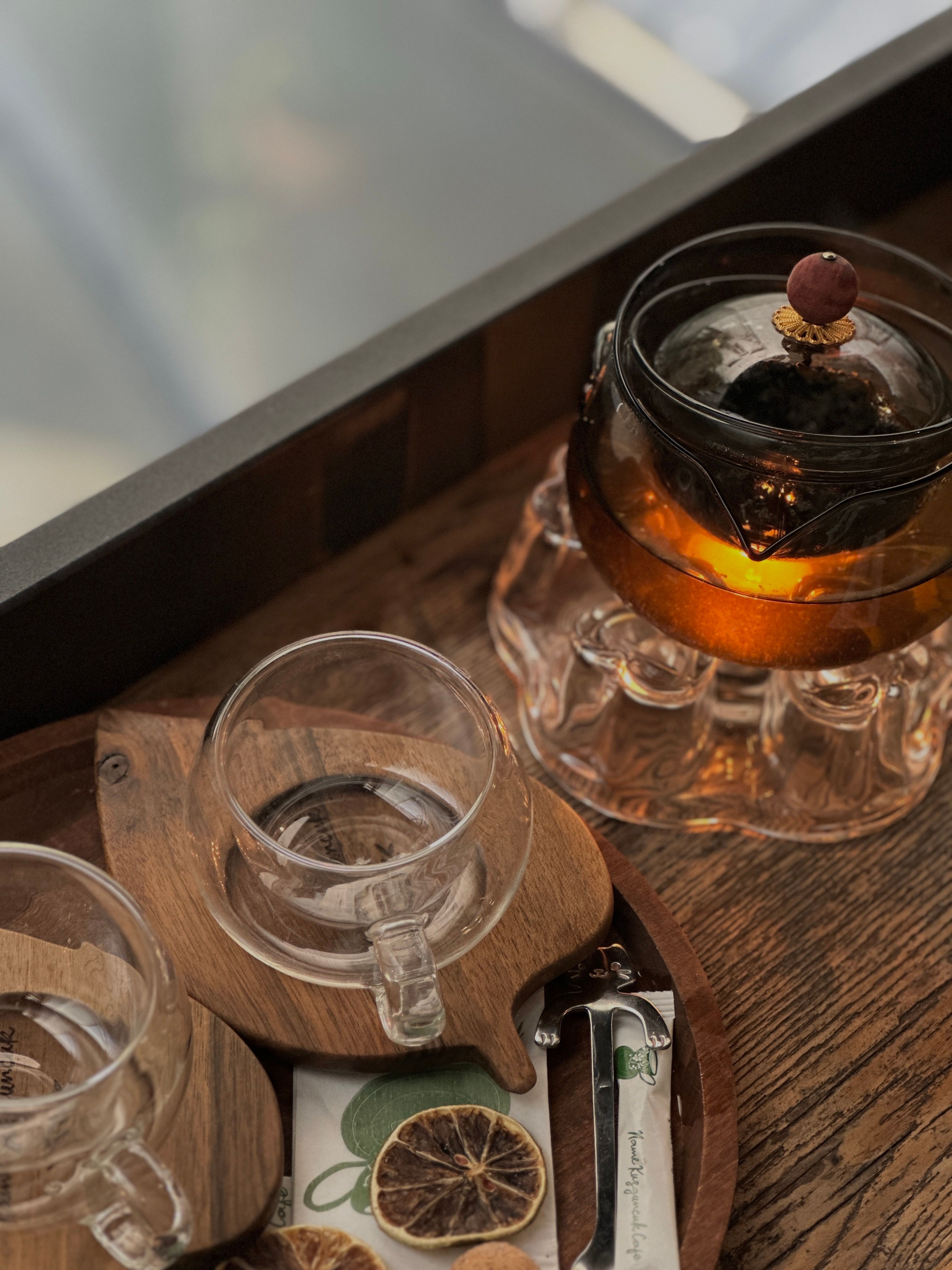 Cozy Tea Time in Istanbul Café Setting · Free Stock Photo