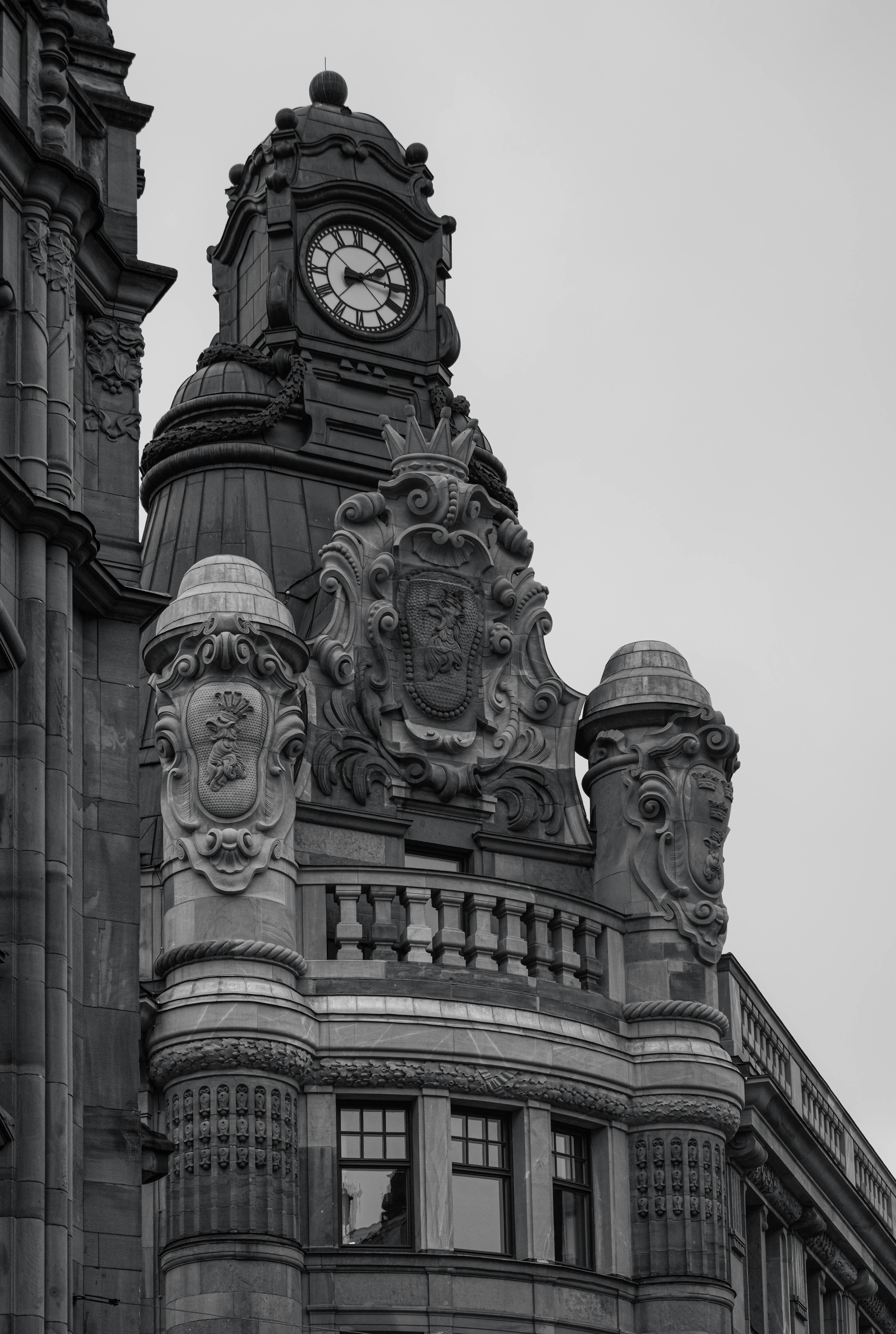 Historic Clock Tower Architecture in Stockholm · Free Stock Photo