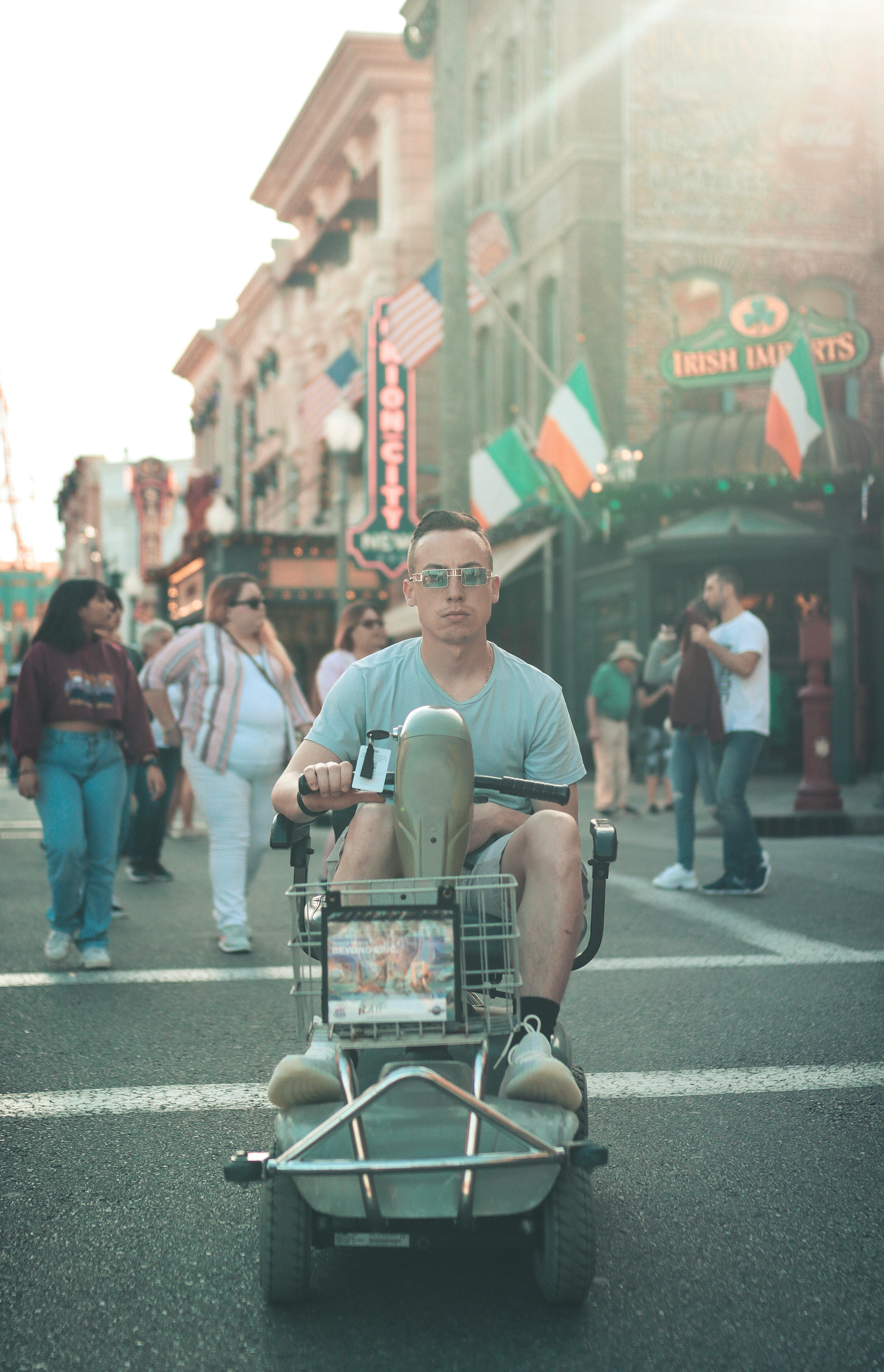 Man Riding the Cart · Free Stock Photo