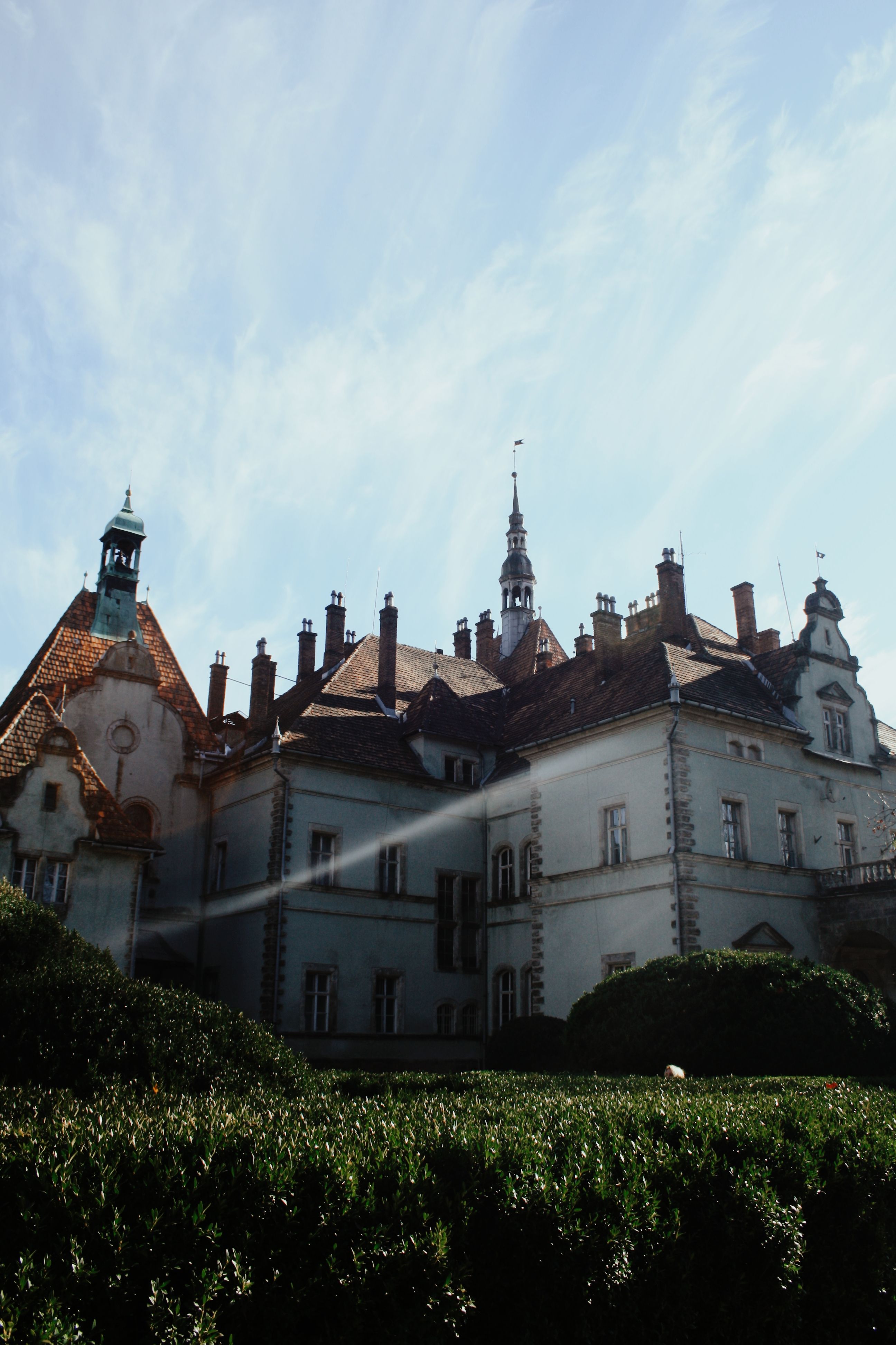 Historic European Castle Under Clear Blue Sky · Free Stock Photo