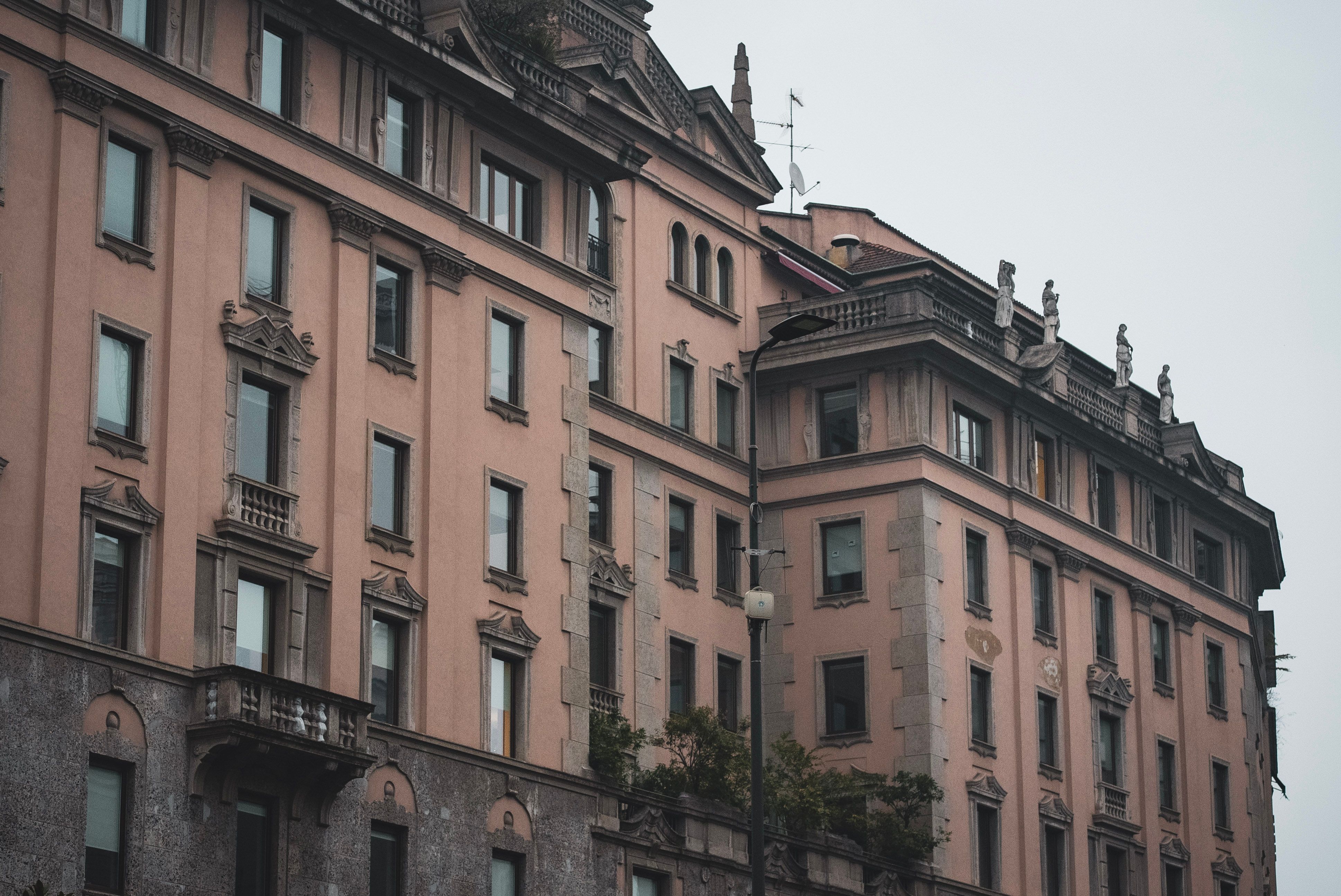 Historic Residential Building in Milan, Italy · Free Stock Photo