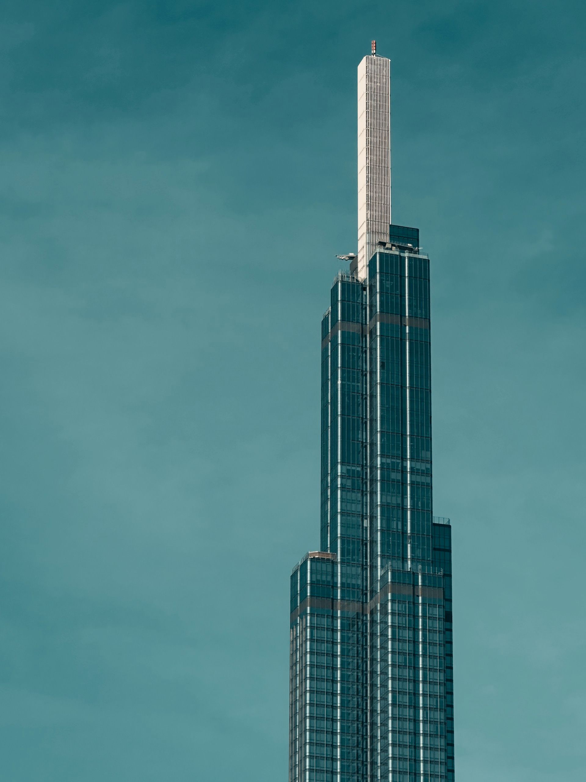 Landmark 81 Tower Against Clear Sky in Vietnam · Free Stock Photo