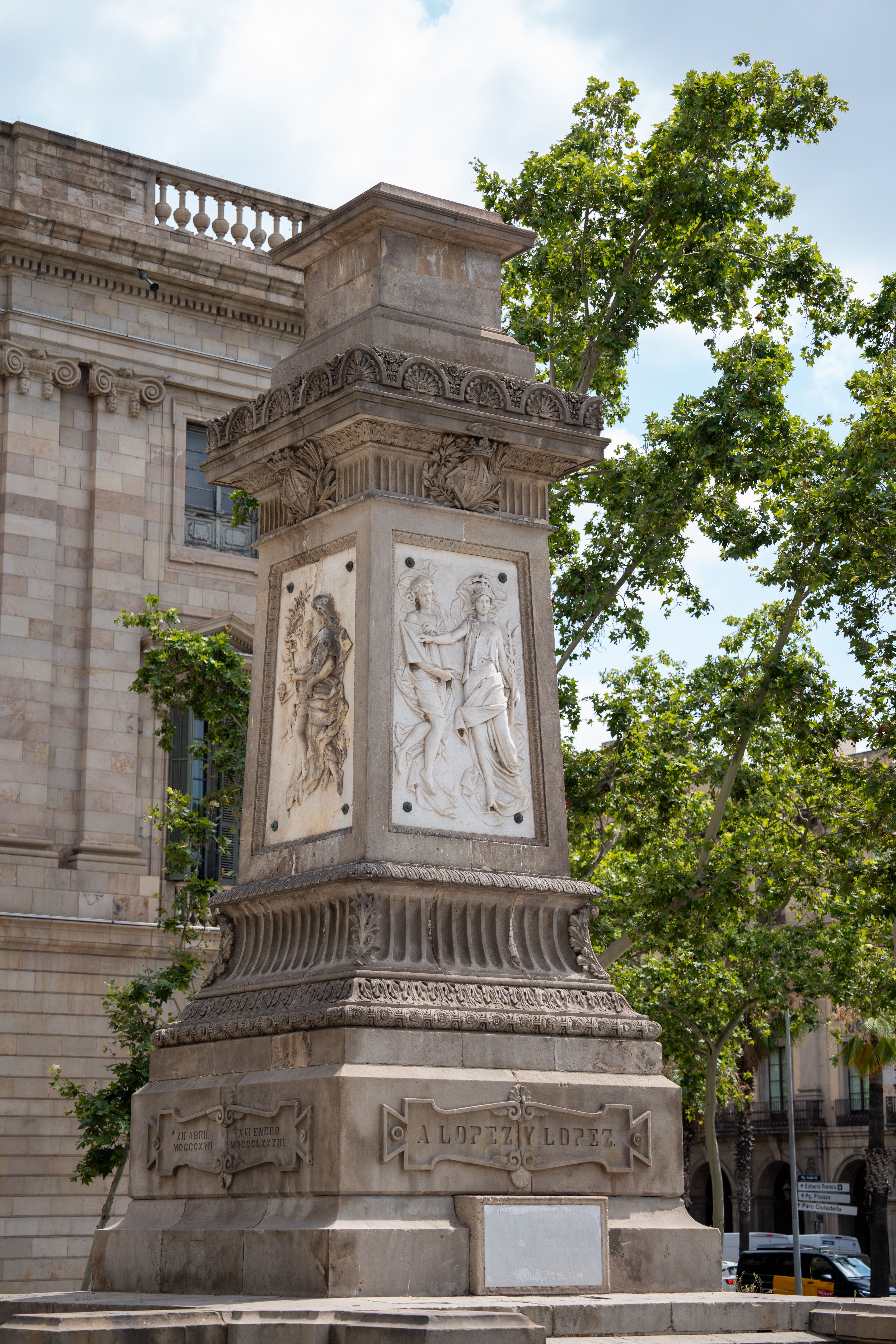 Historic Monument with Sculptural Relief Panels · Free Stock Photo