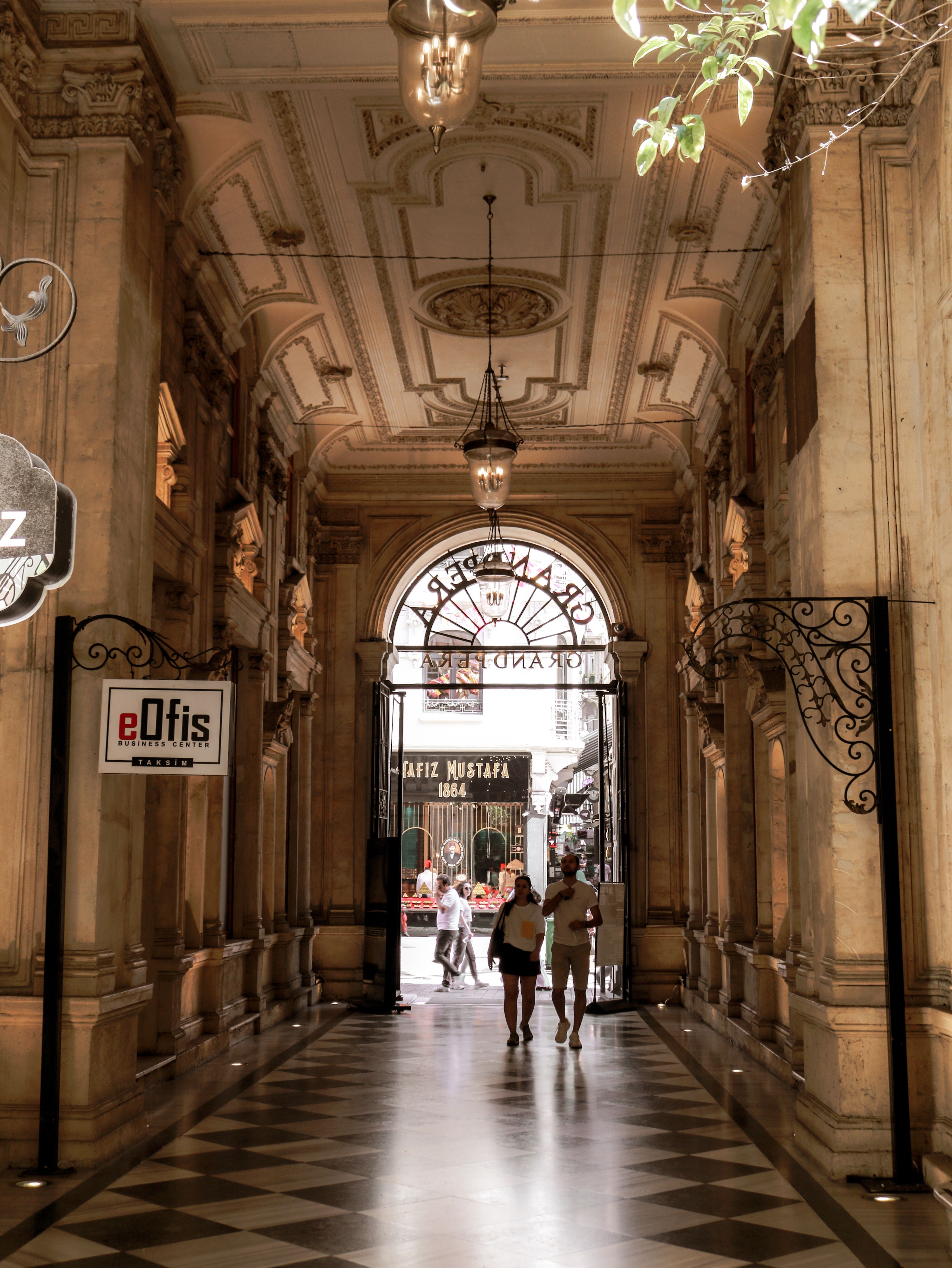 Ornate Interior Passageway in Historic Building · Free Stock Photo