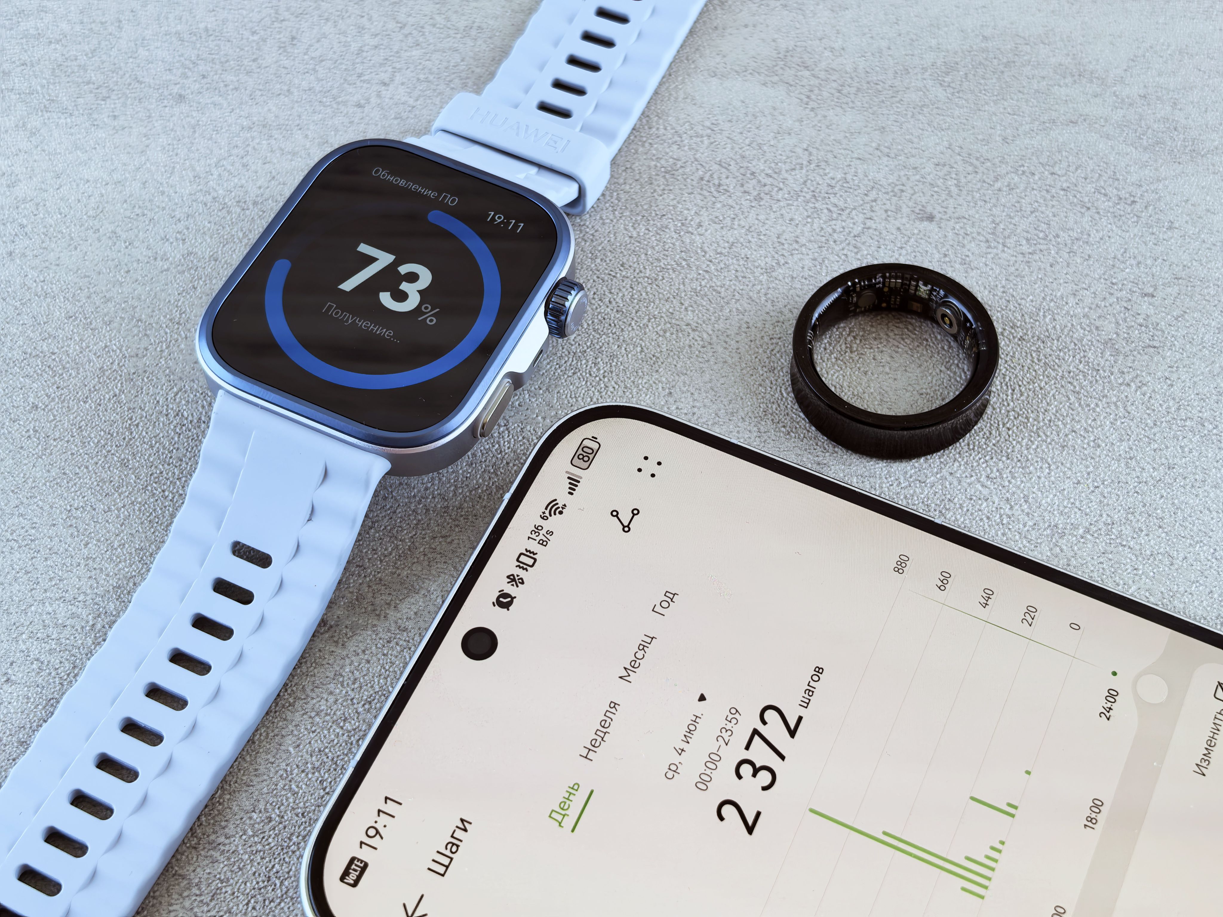 Modern Fitness Tracking Smartwatch and Smartphone · Free Stock Photo