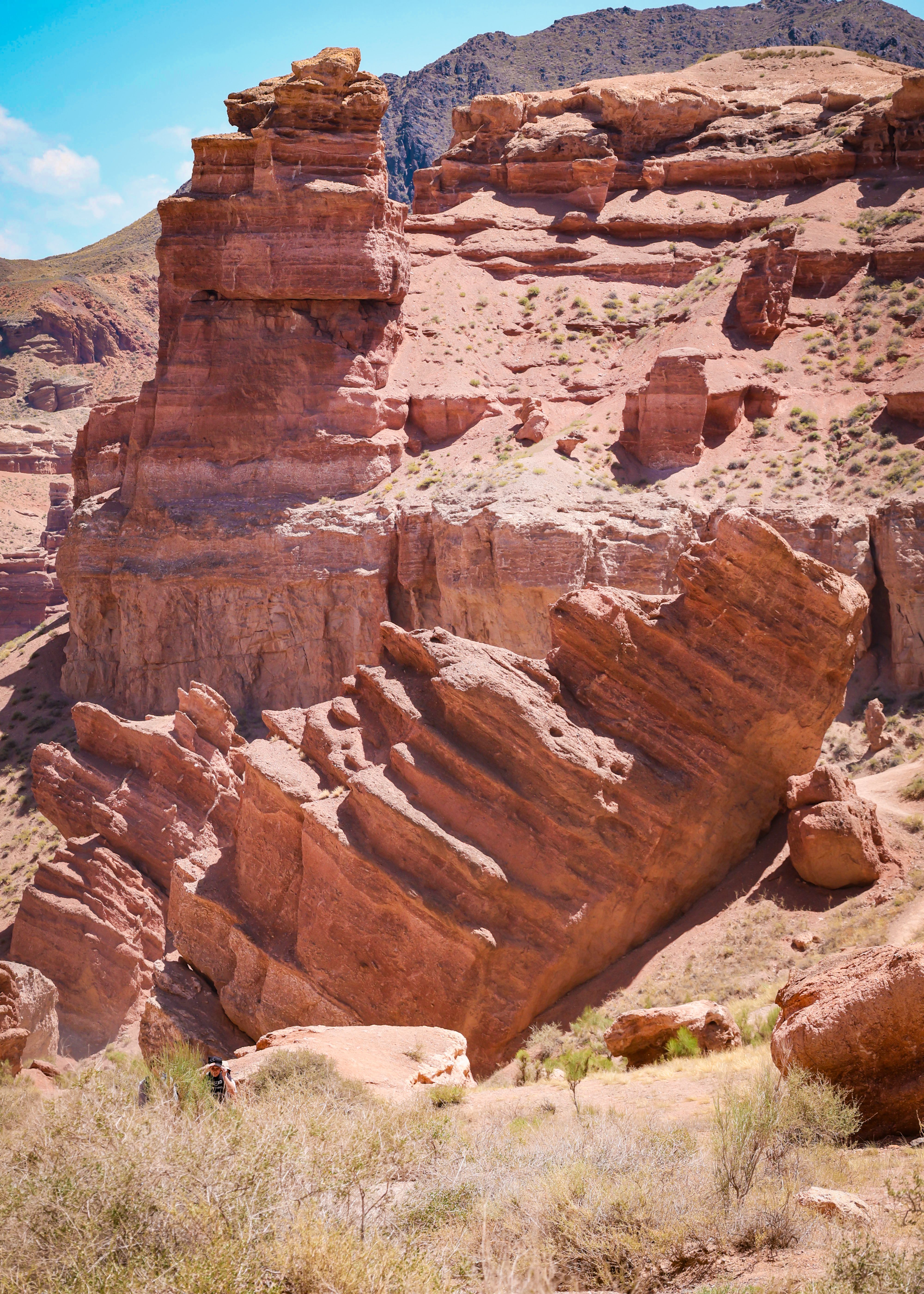Stunning Cliff Formations in Rugged Canyon · Free Stock Photo